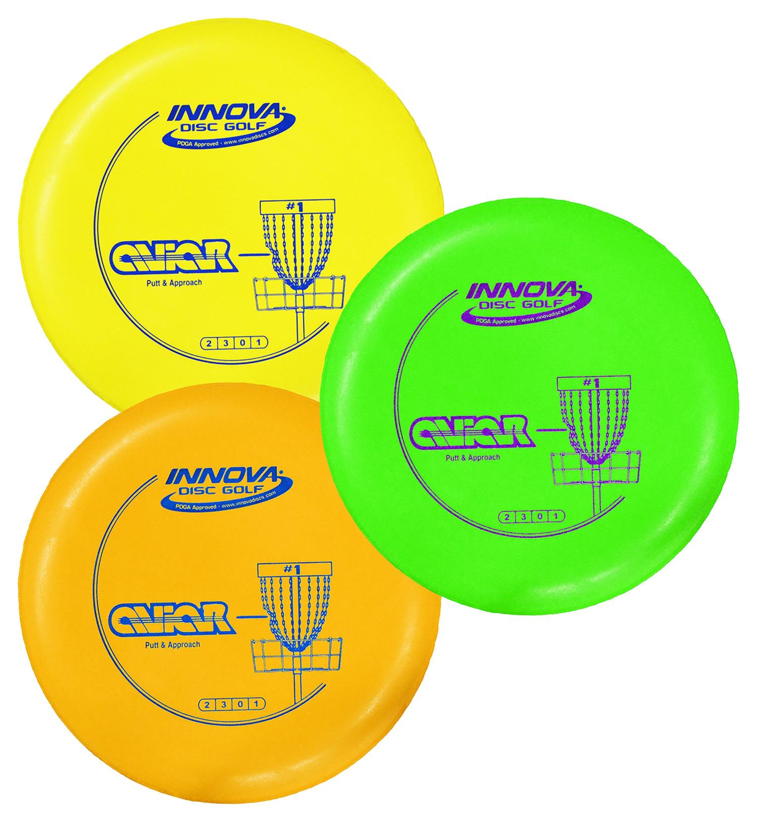 Innova DX Aviar Putt and Approach Disc Golf Putter Practice 3 Pack ...
