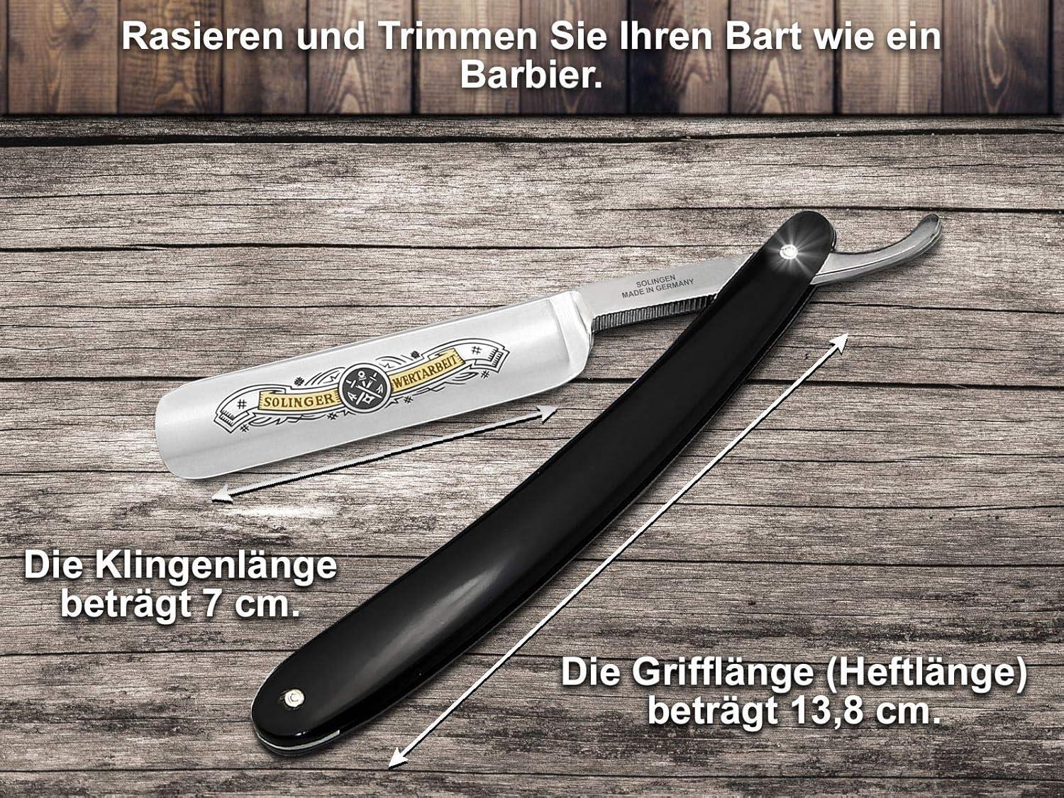 Professional Solingen Razor - German-Made with Etching & Storage Case ...