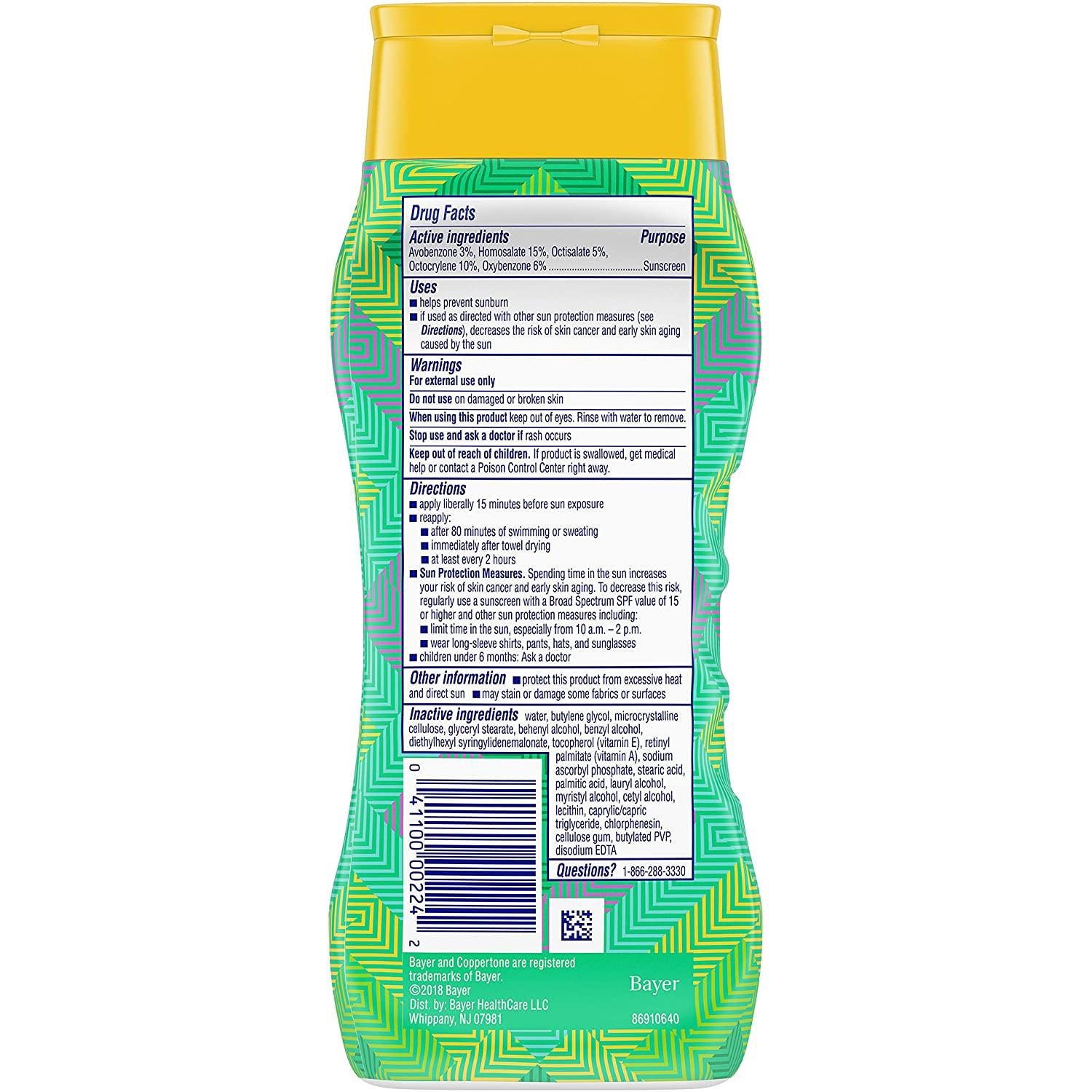 Coppertone UltraGuard Sunscreen Lotion SPF 70 - 8 fl oz (237 ml) | High ...