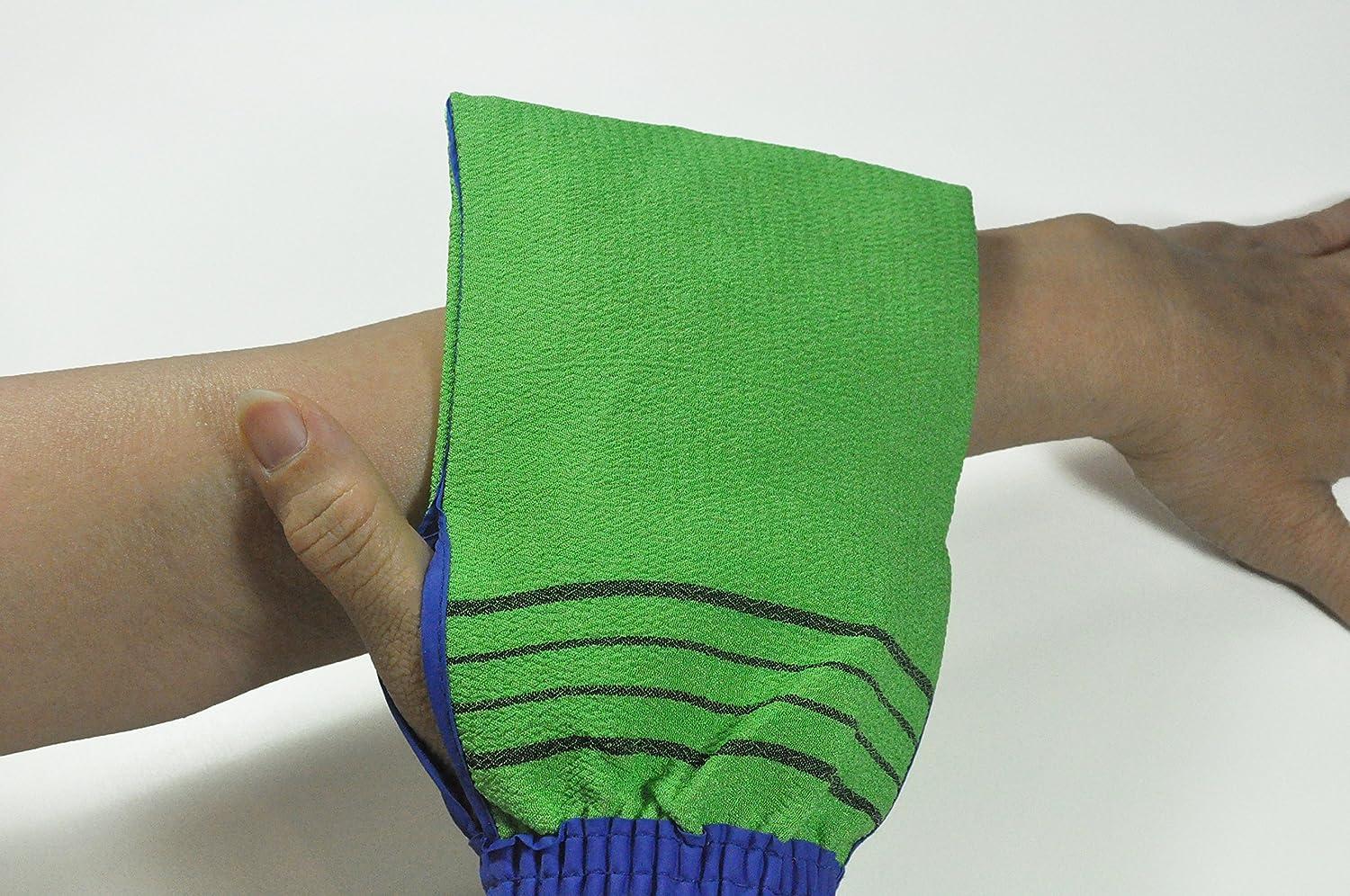 Skyroad Double Sided Exfoliating Scrub Bath Mitten - Made in Korea ...