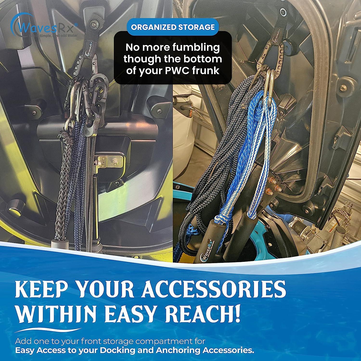 WAVESRX Soft Loops Jet Ski Cleats (7PK) | Secure Anchor Points for ...