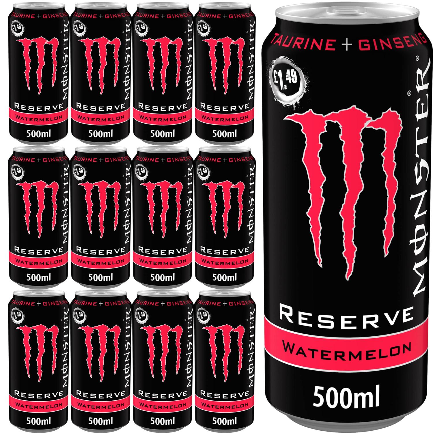 Monster Reserve Watermelon 500ml PMP (Pack of 12) | Buy Now with ...