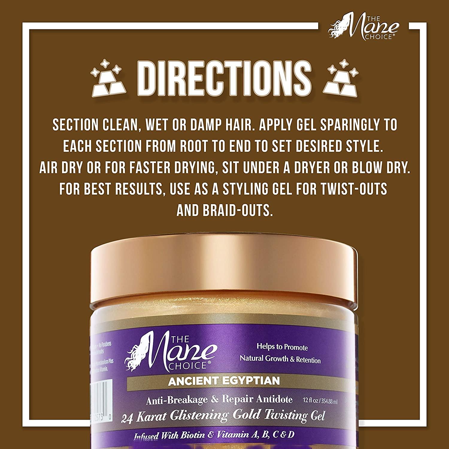 The Mane Choice Ancient Egyptian Anti-Breakage Repair 24 Karat Gold ...
