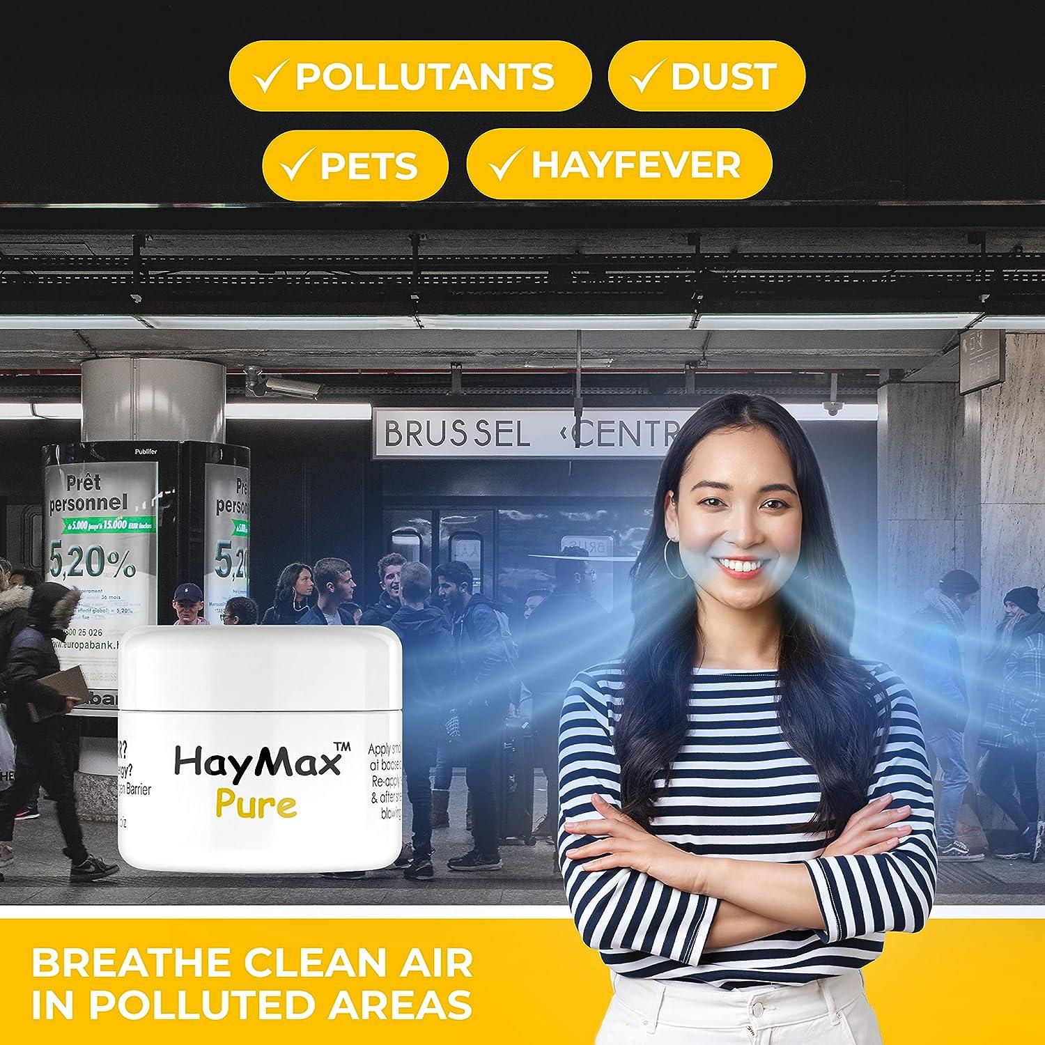 HayMax Allergen Barrier Balm - Pure 5ml - Organic Natural & Non-Drowsy ...