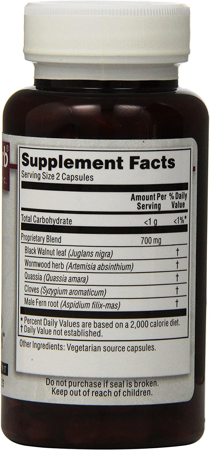 Kroeger Herb Co Original Wormwood Combination - 100 Veggie Capsules for ...