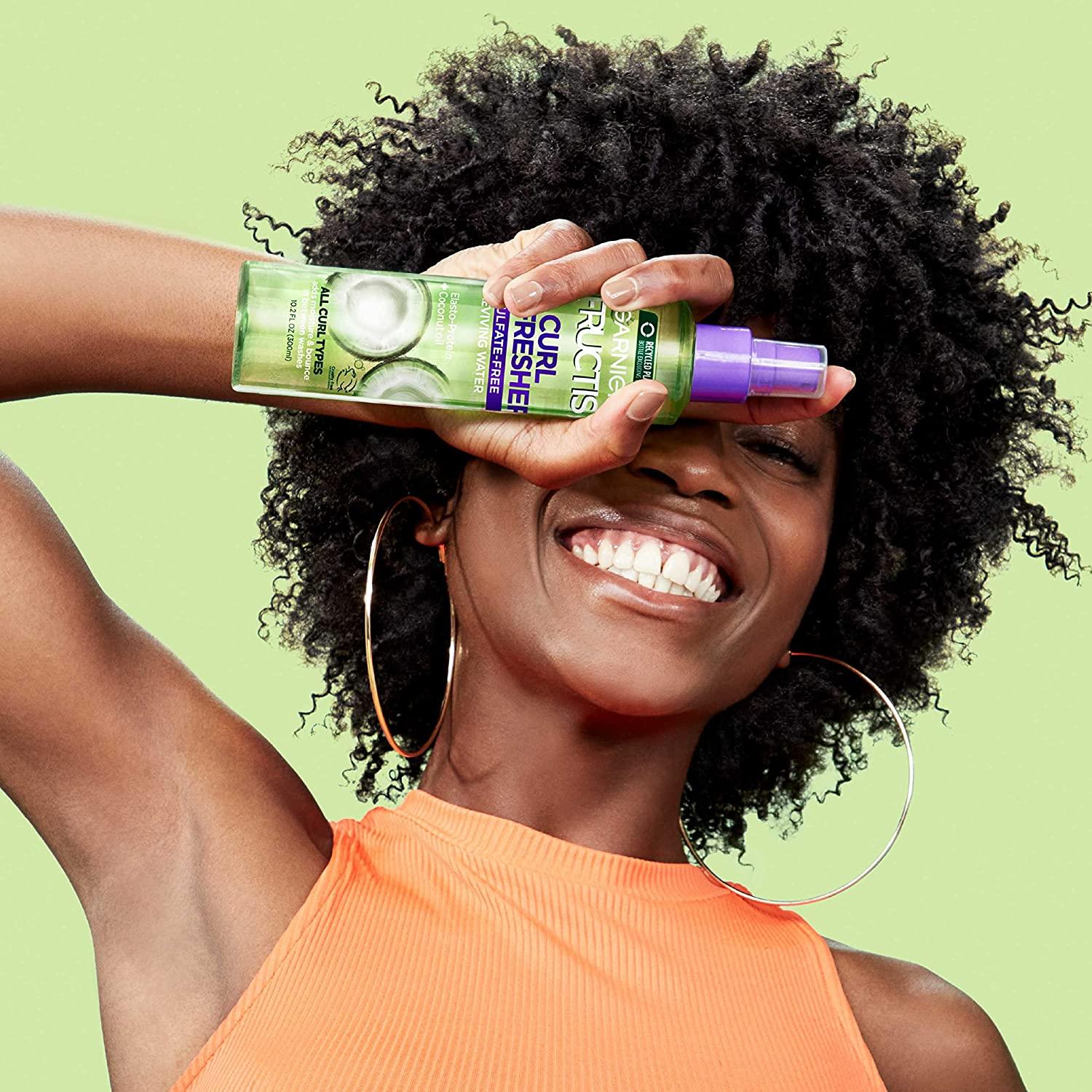 Garnier Fructis Curl Refreshing Water Spray 17 fl oz - Sulfate Free ...