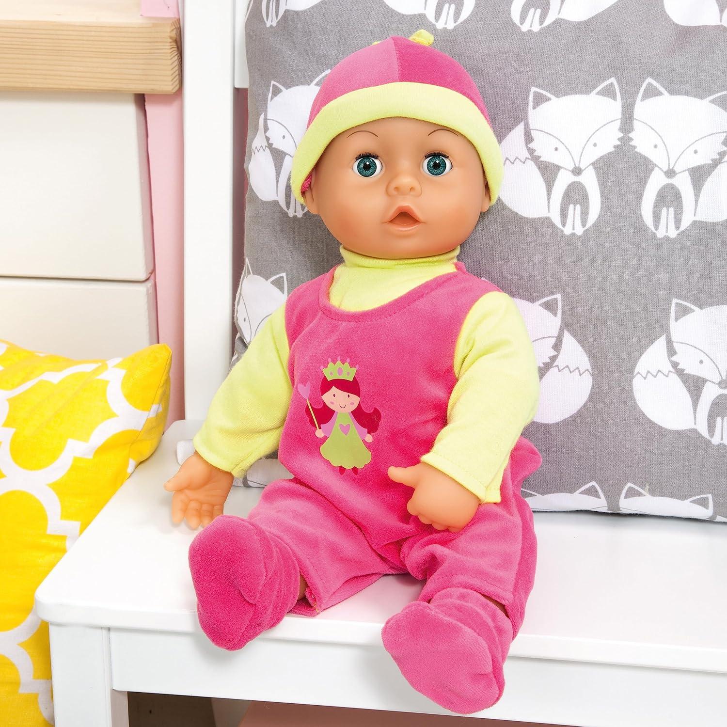 Buy Bayer Design 93806AA Interactive Talking Baby Doll - Soft Body 38 ...