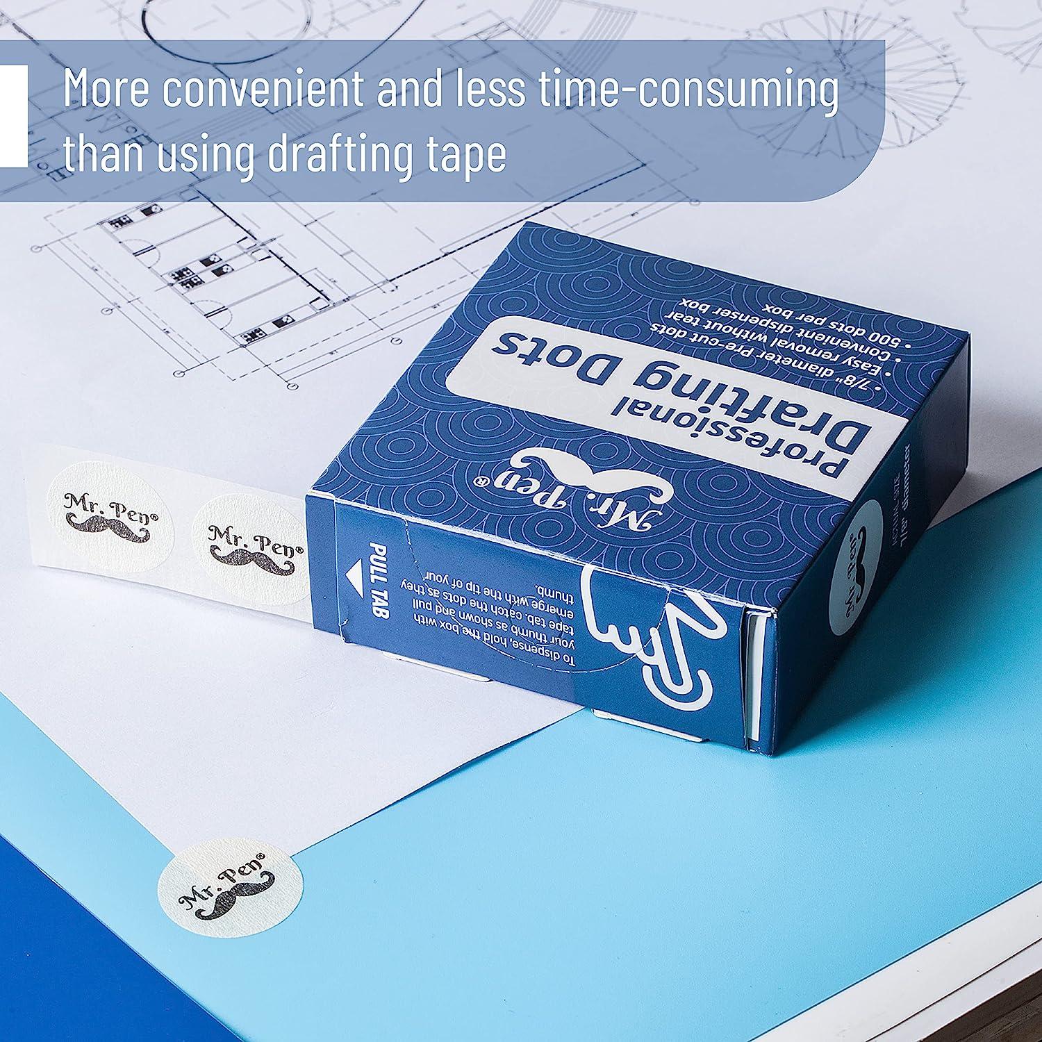 Mr. Pen- Professional Drafting Dots 500 Pieces Drafting Dots Art Tape ...