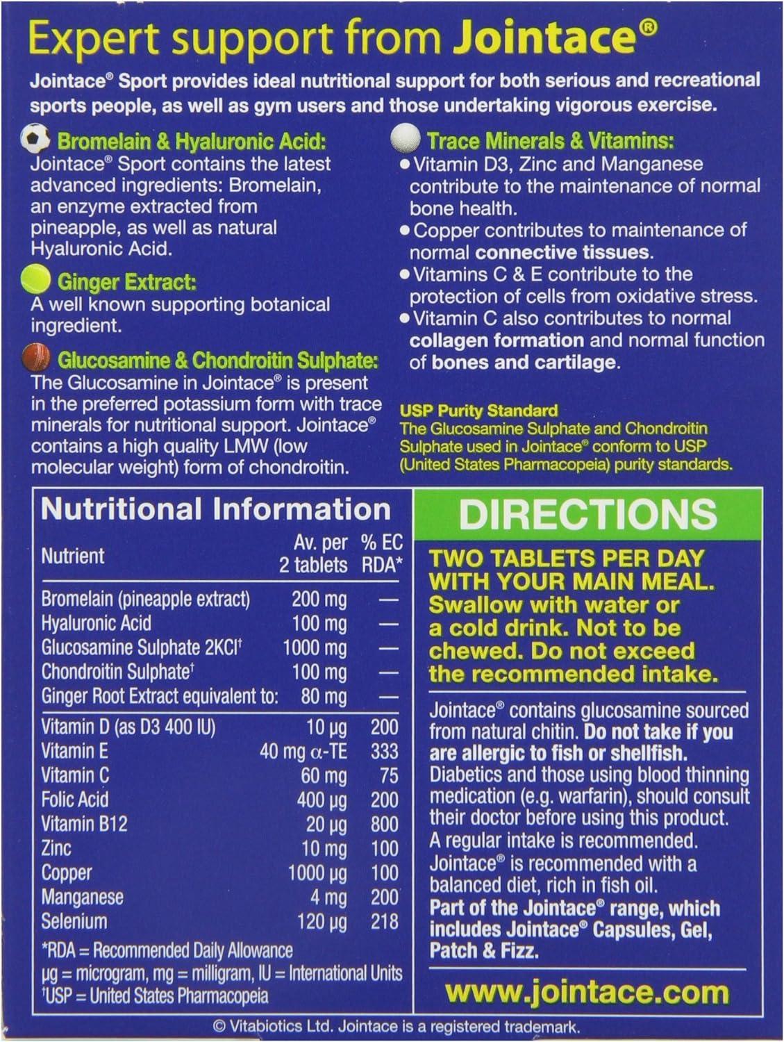 Vitabiotics Jointace Sport - 30 Capsules | Supports Joint Health for ...