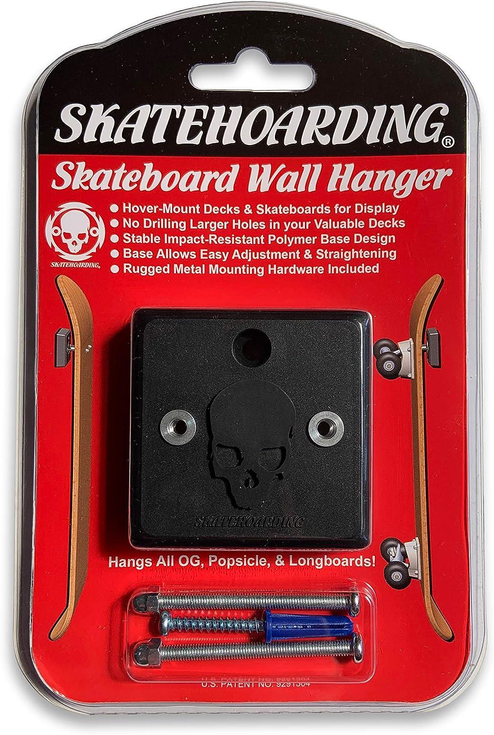 SkateHoarding HoverMount Skateboard Wall Hanger Rack - Display Your ...
