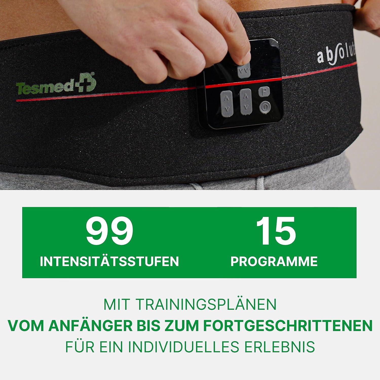 Tesmed Absolute: Electric EMS Abdominal Muscle Trainer Belt - 15 ...