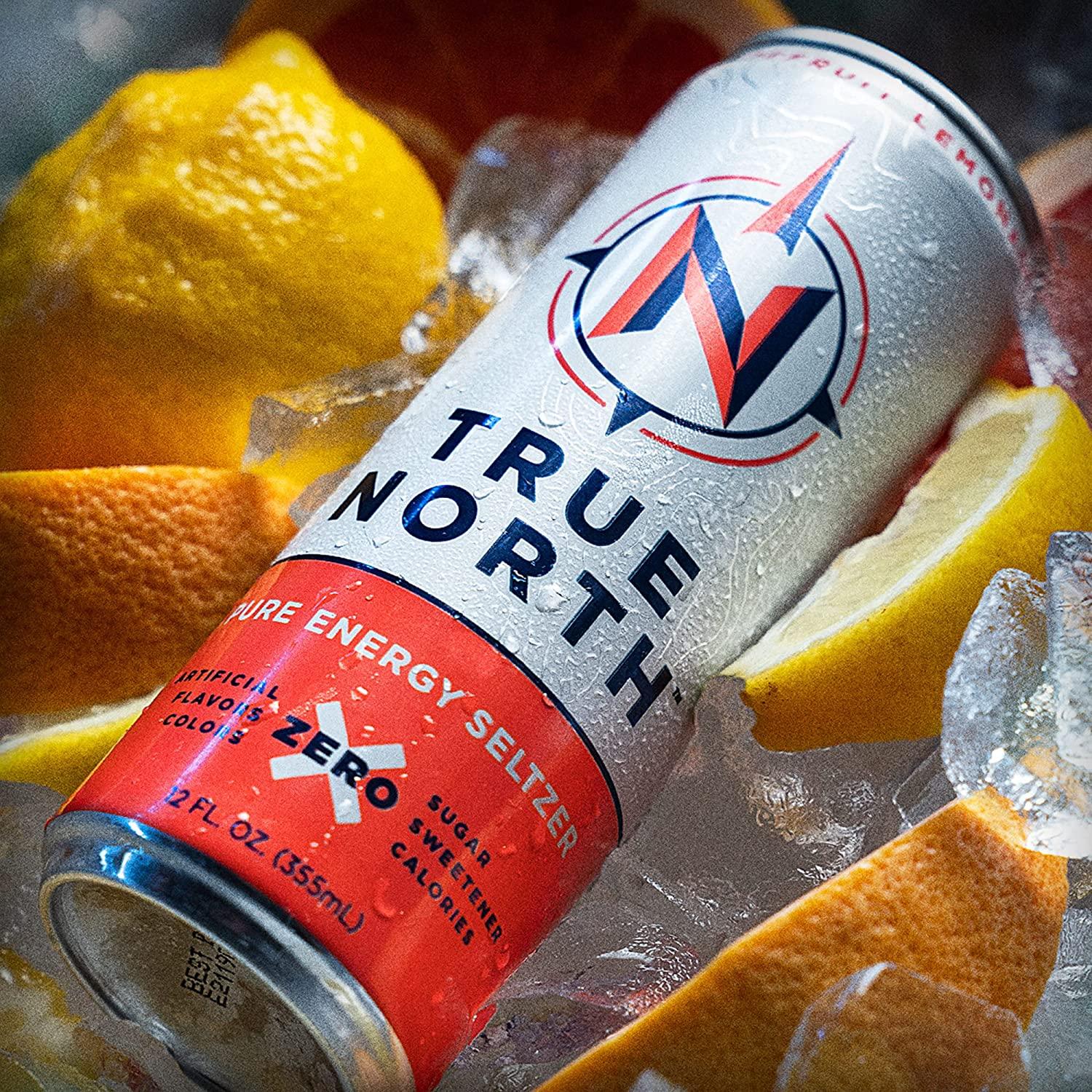 True North Pure Energy Seltzer - Grapefruit Lemonade, 12 Fl Oz, Pack of ...