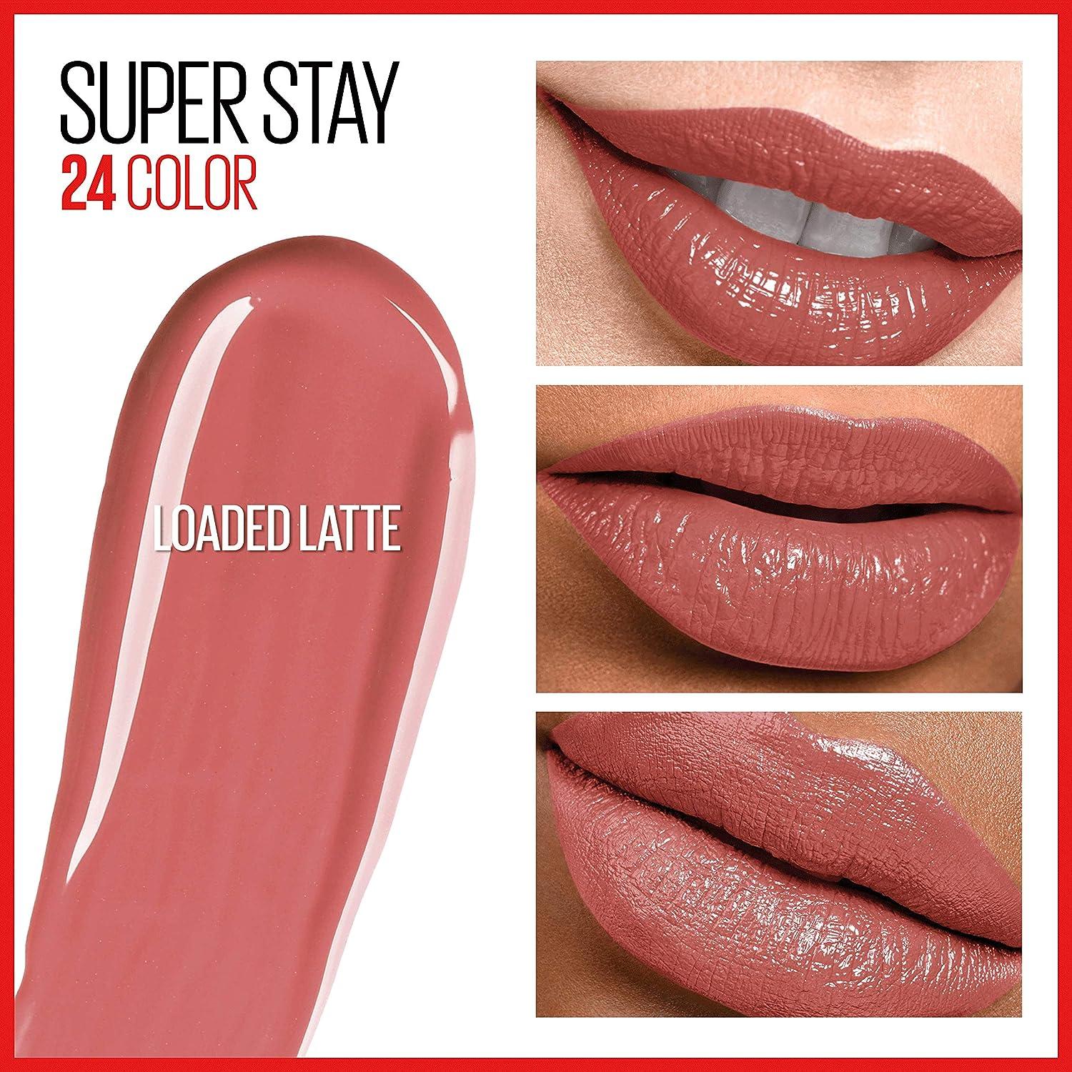 Maybelline SuperStay 24-Hour 2-Step Liquid Lipstick in Loaded Latte 235 - 1 Count | Buy Now with ...