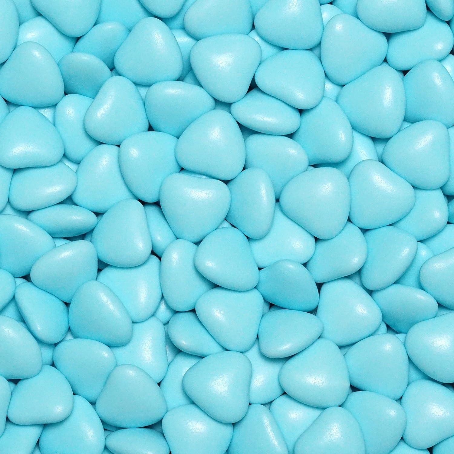 Buy One-Ein Light Blue Chocolate Hearts - 500g (Approx. 245 pcs ...