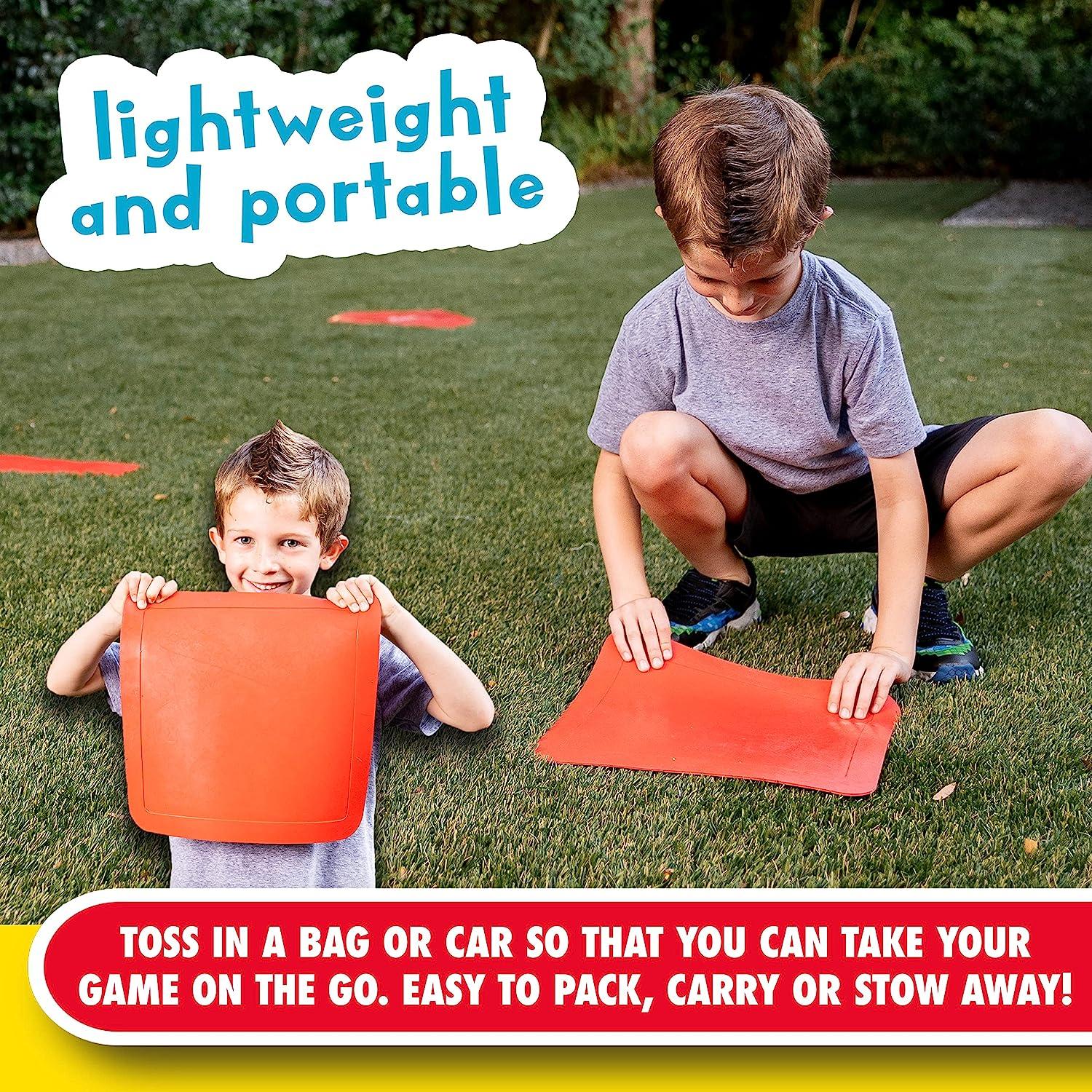 Franklin Sports Field Day Baseball Base Set - Portable Red Rubber Bases ...