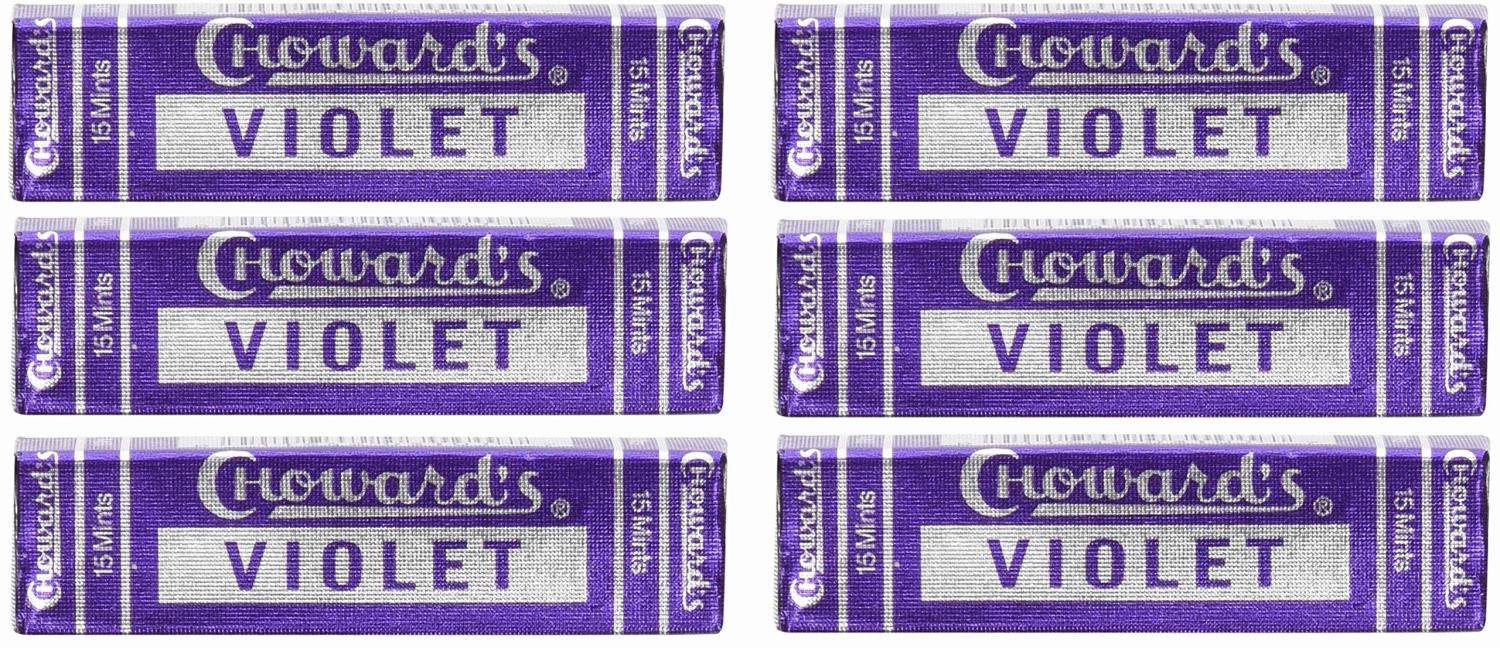 Choward's Violet Mints - 6 Pack | Refreshing and Floral Mints | Buy Now ...