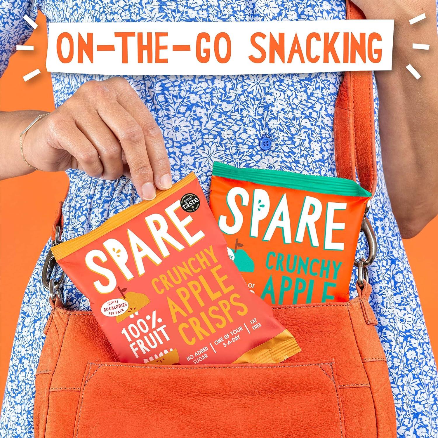 Spare Snacks Assorted Crunchy Apple Crisps (20 x22g Value Pack) 100% ...