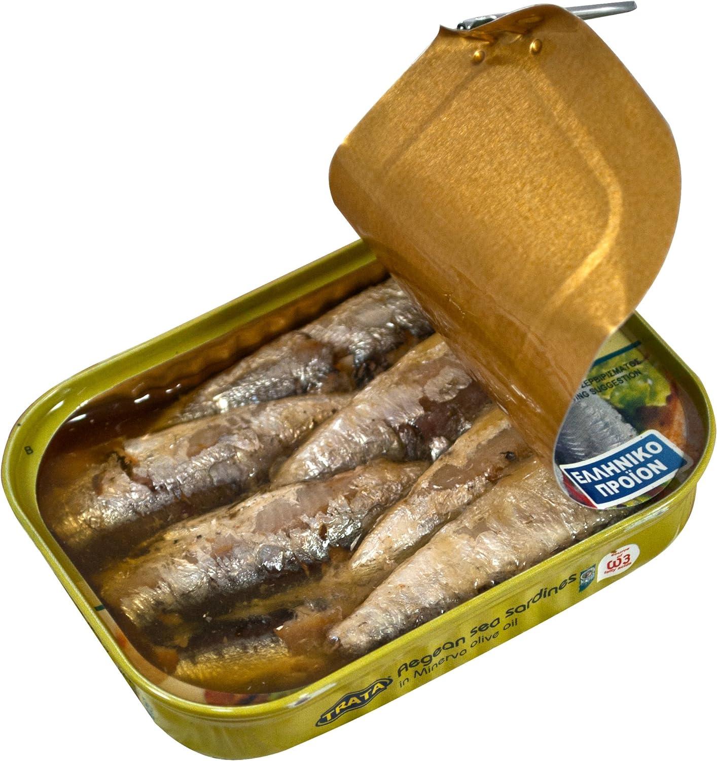 Trata Greek Sardines Piquant in Oil | Traditional Seafood Appetizer ...