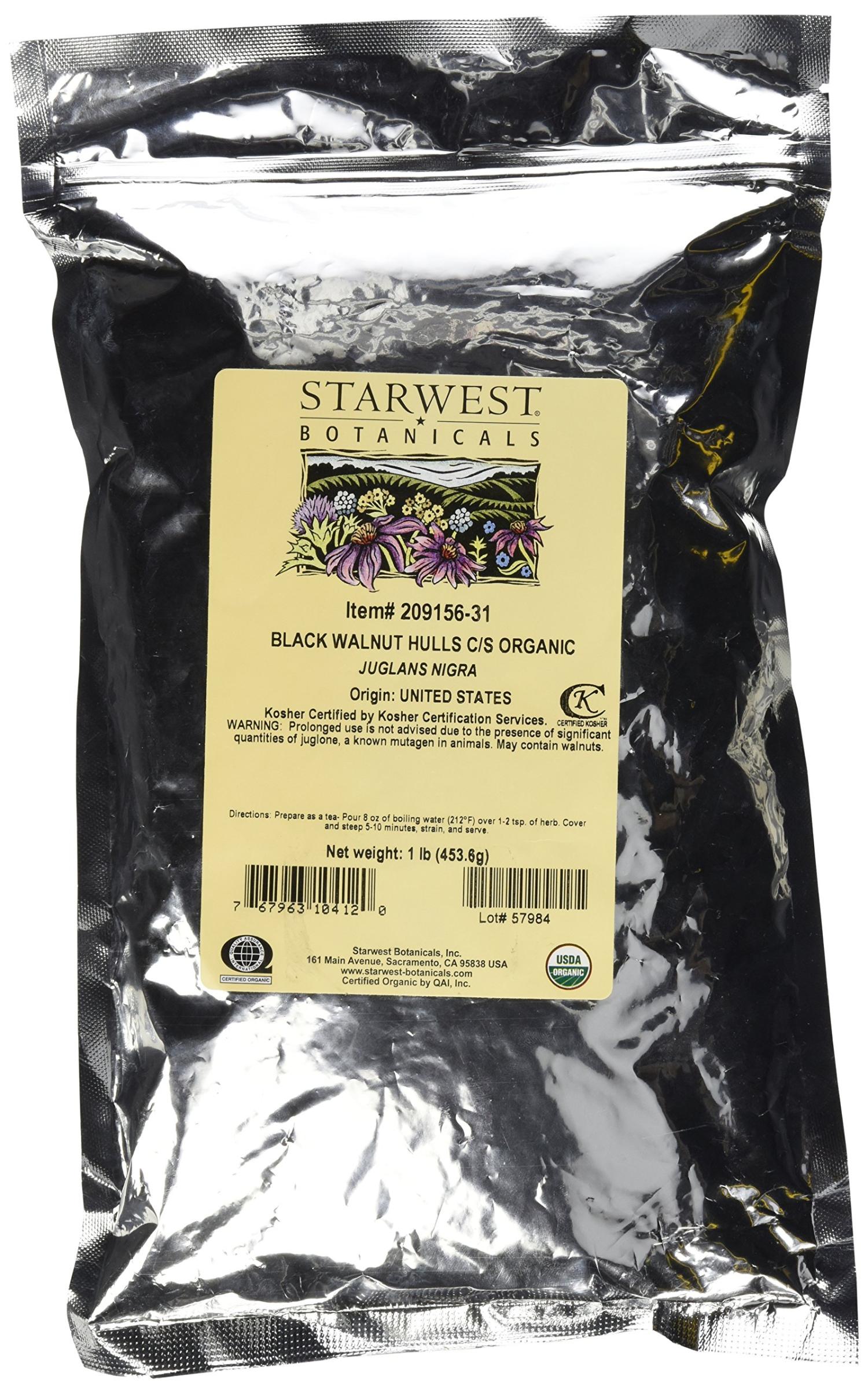 Organic Black Walnut Hull C/S - 1 lb | Premium Quality | Natural Health ...