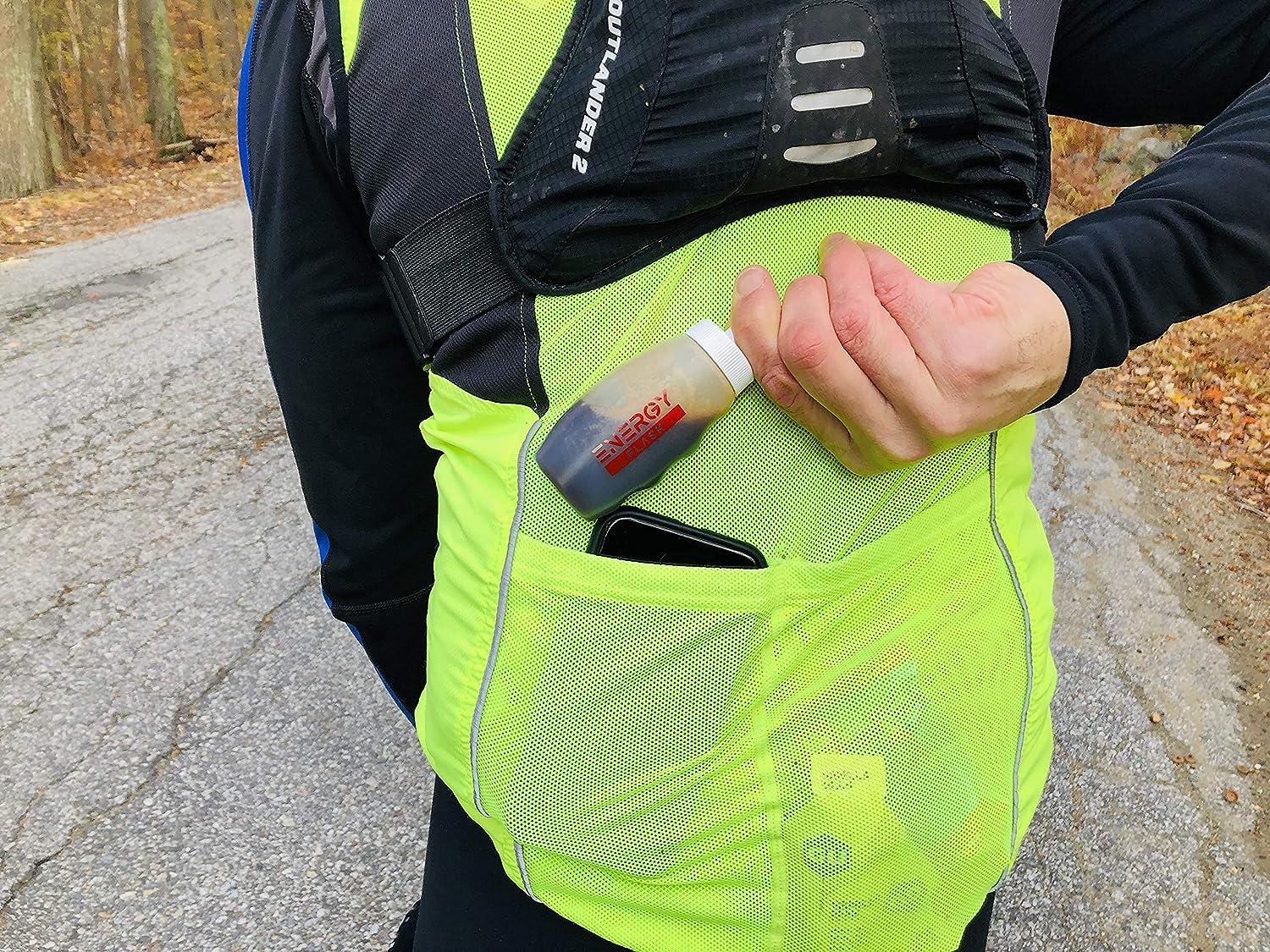 (2 Pack) 110ml Small Semi-Rigid Refillable Gu Flask for Sports ...