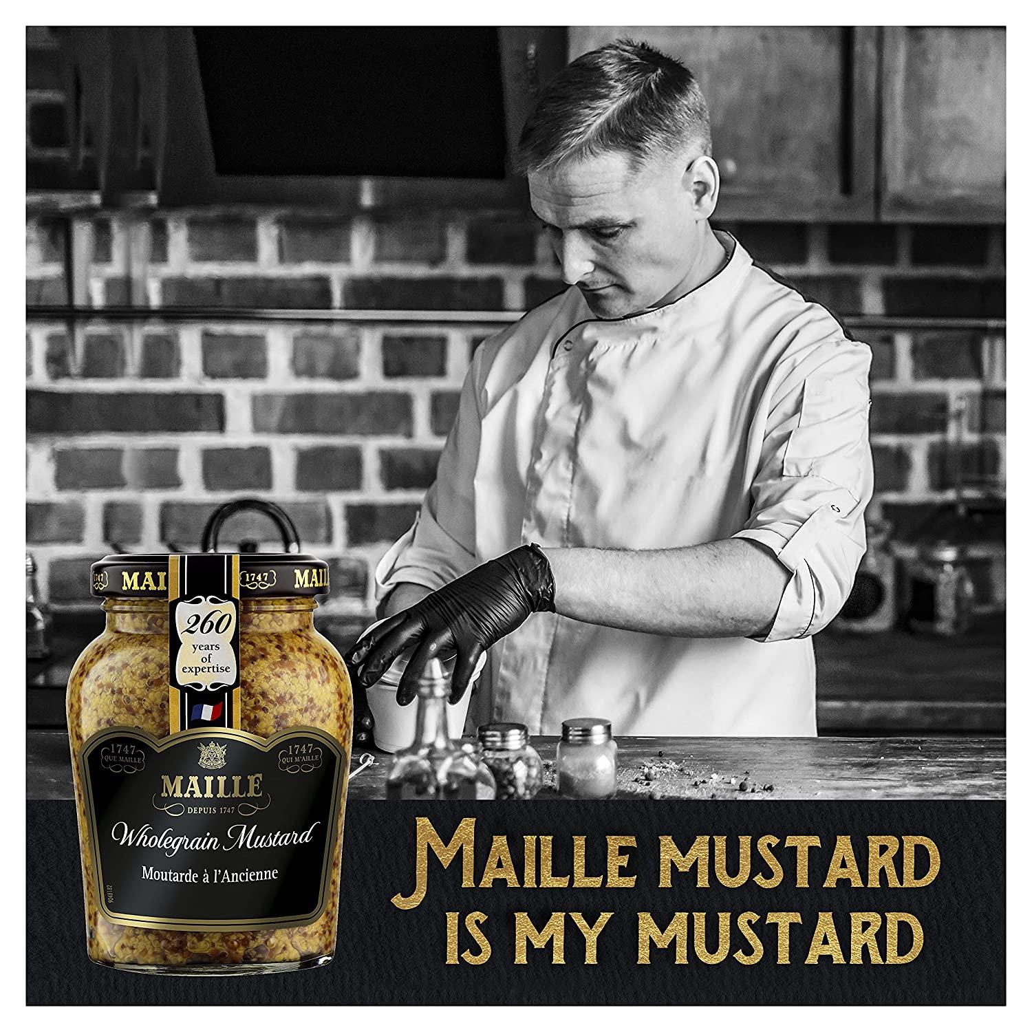 Maille Wholegrain Mustard 210g - Premium French Mustard | Shop Now ...