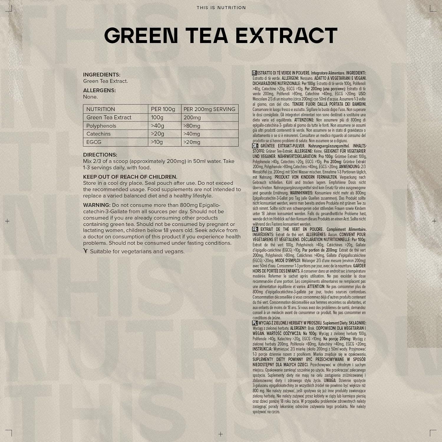 Bulk Green Tea Extract Powder 500 g 500 g (Pack of 1) | Buy Now with ...
