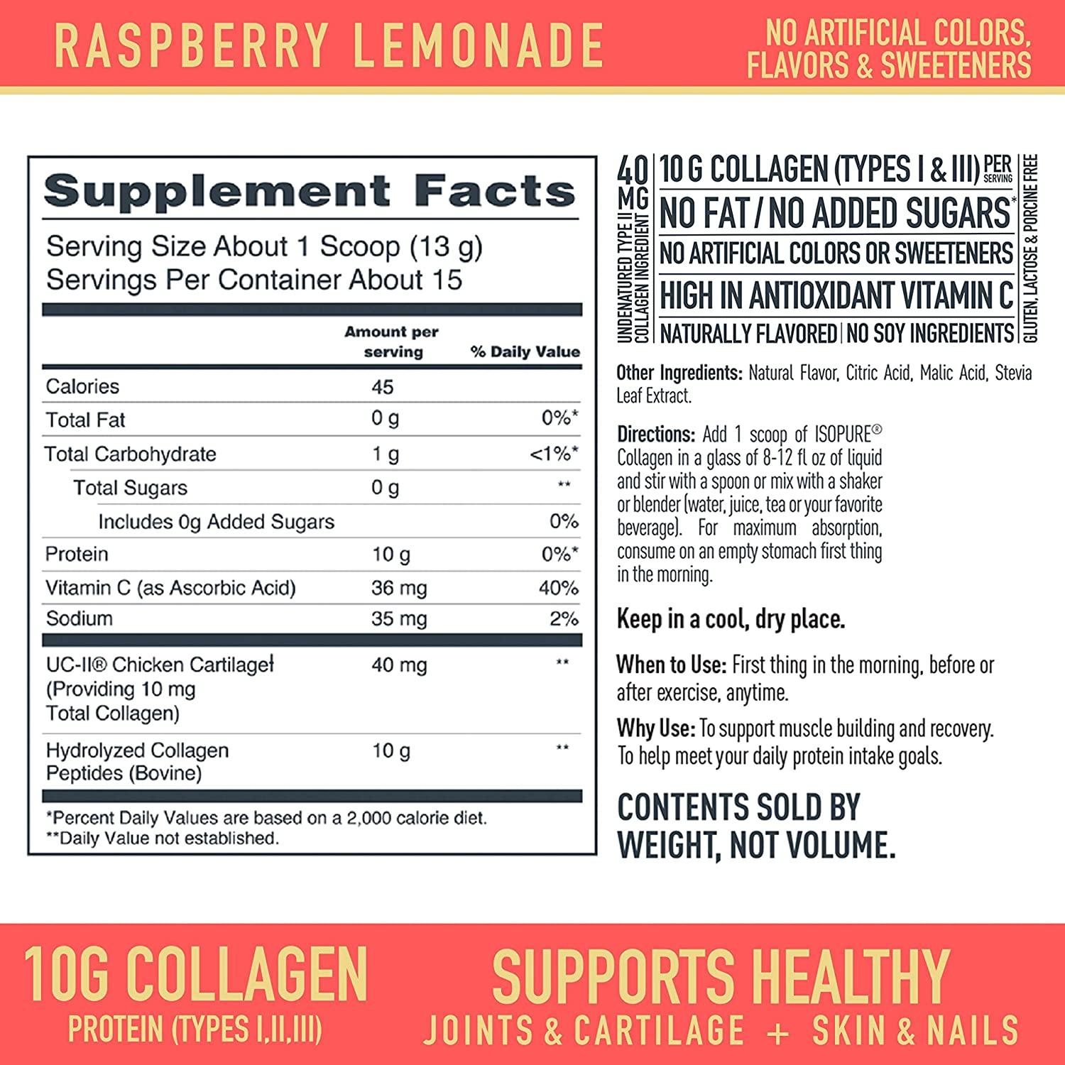 Isopure Zero Carb Protein Powder Creamy Vanilla (3lbs) + Isopure ...