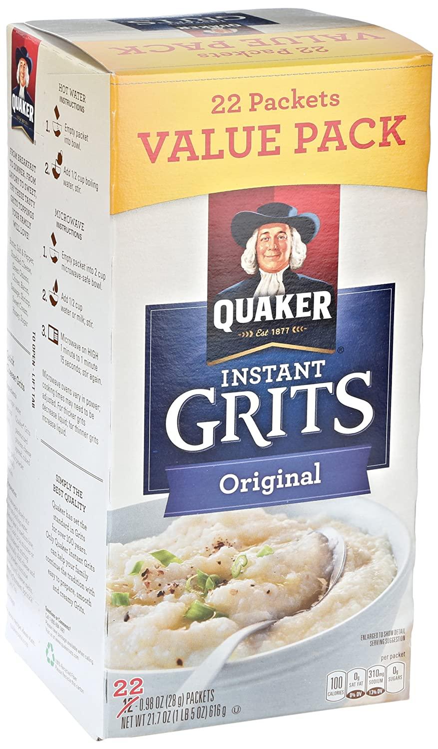 Quaker Instant Grits Original - Value Pack | Buy Online | Buy Now with ...