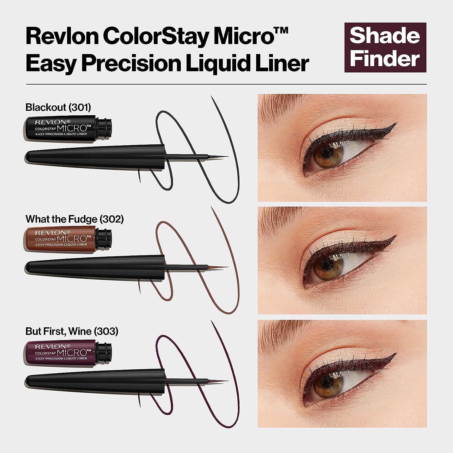 REVLON ColorStay Micro Easy Precision Liquid Liner 303 But First Wine ...