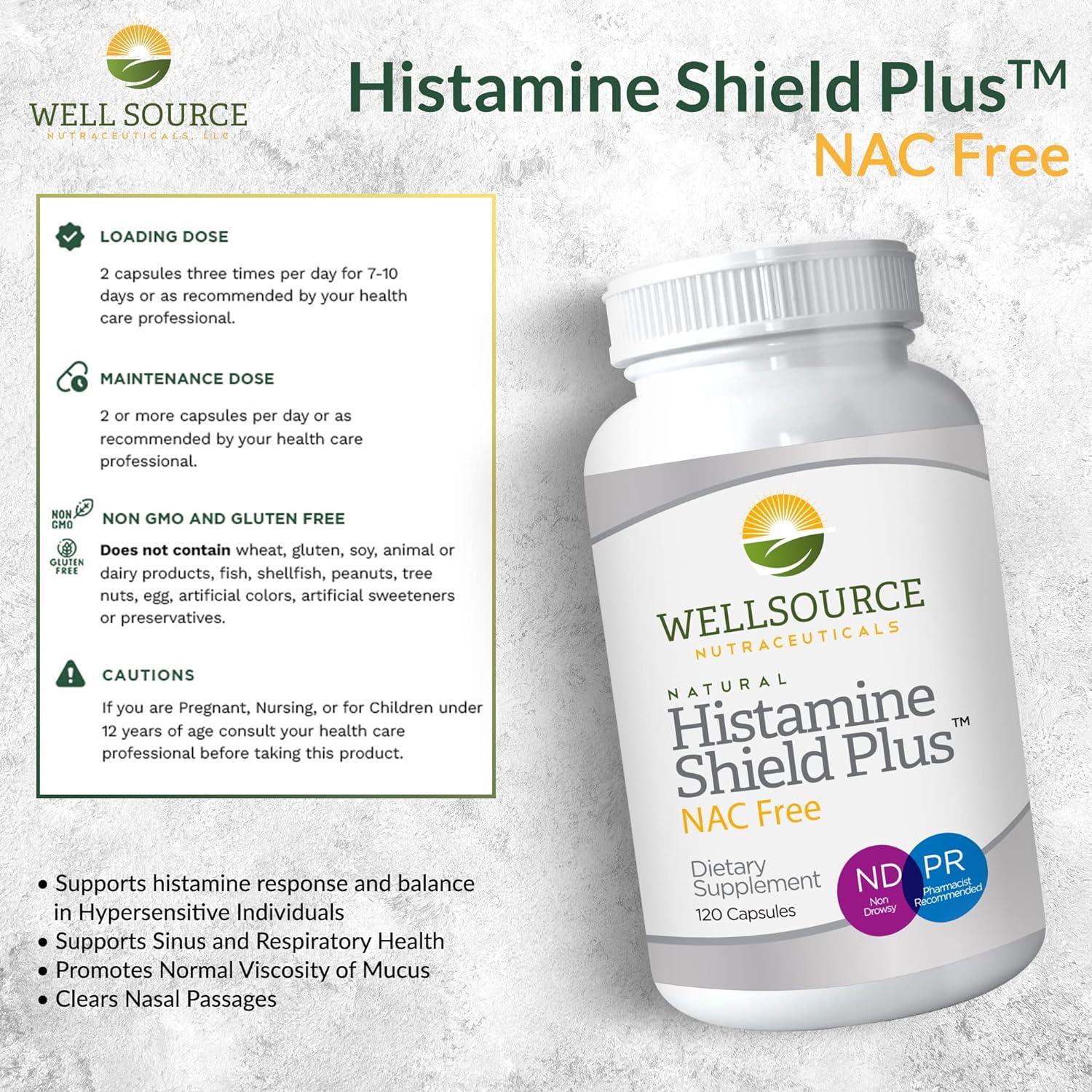 Histamine Shield Plus: All Natural Antihistamine Supplement for ...