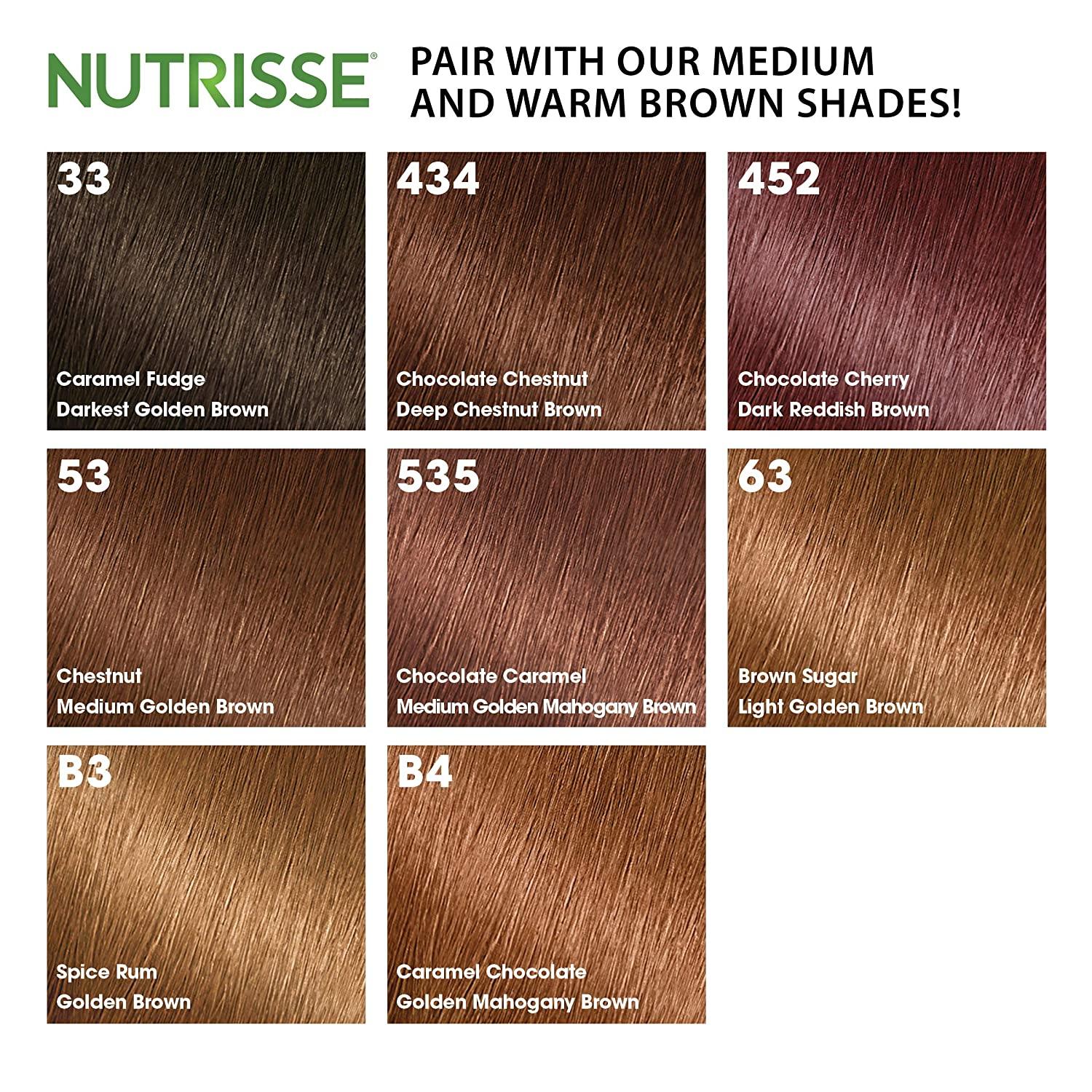 Garnier Nutrisse Color Reviver 5 Minute Hair Mask, Warm Brown, 4.2 fl ...