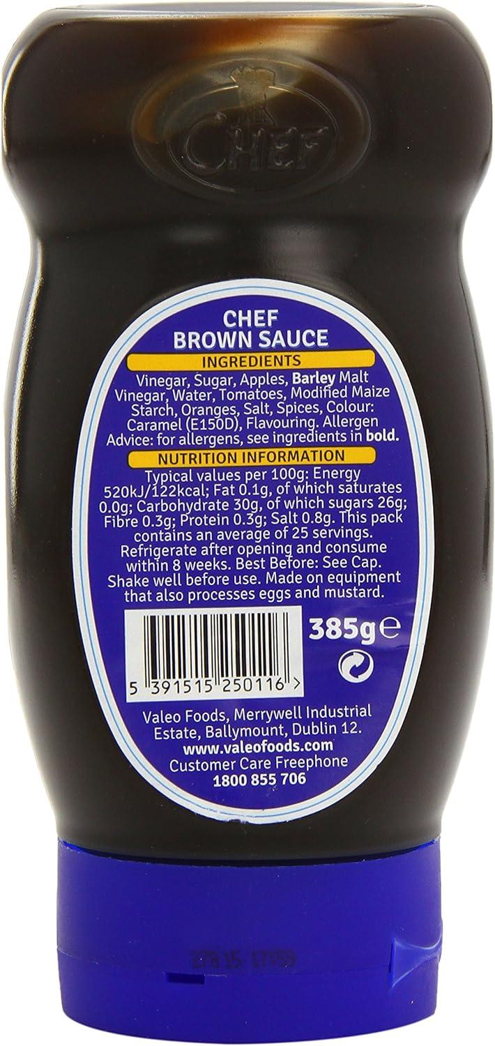 Chef Sauce Brown 385g Squeezy Bottle - Delicious and Convenient Top ...