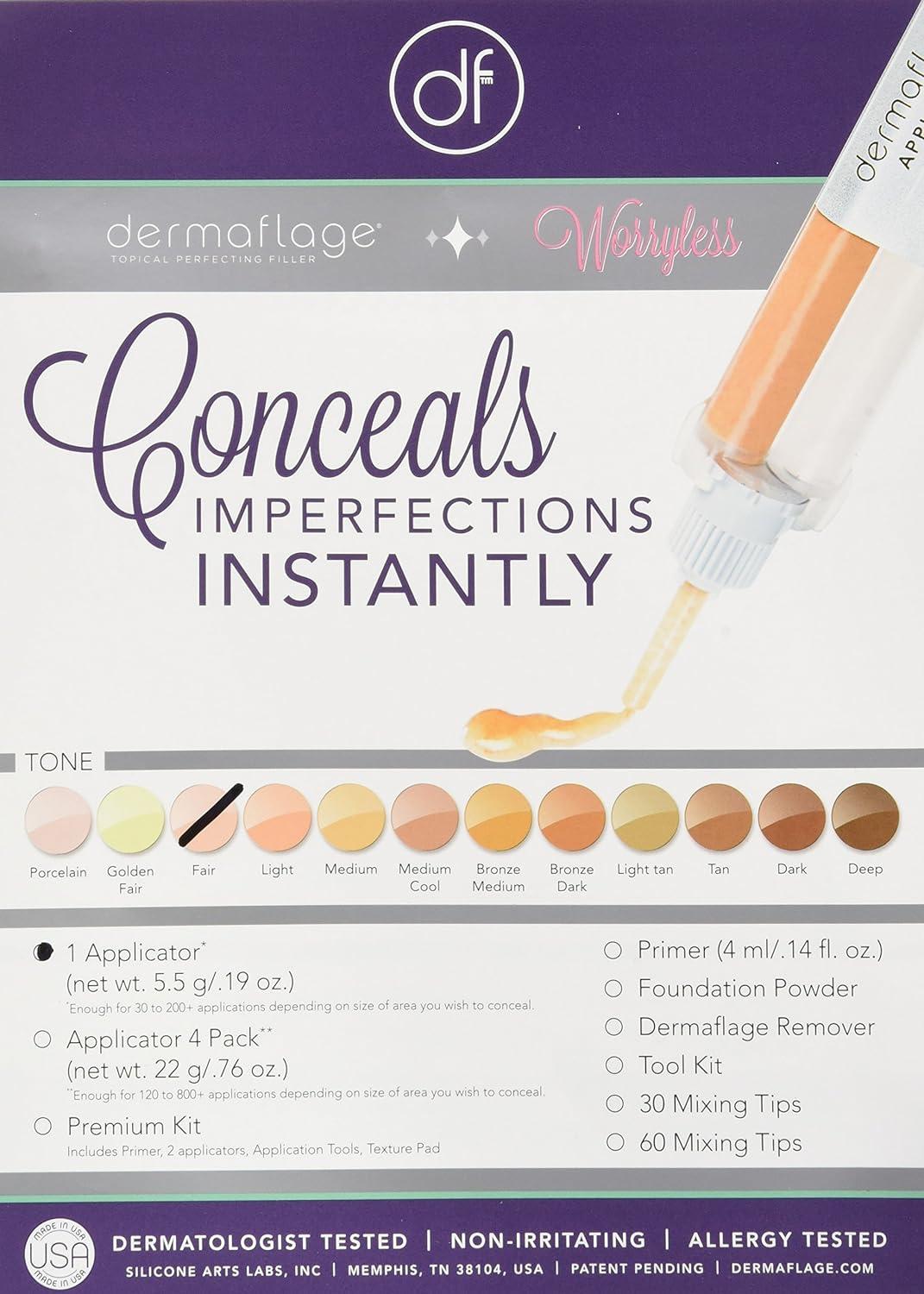 Dermaflage Scar Filler Refill Applicator - Fair Skin Tone | Buy Now ...