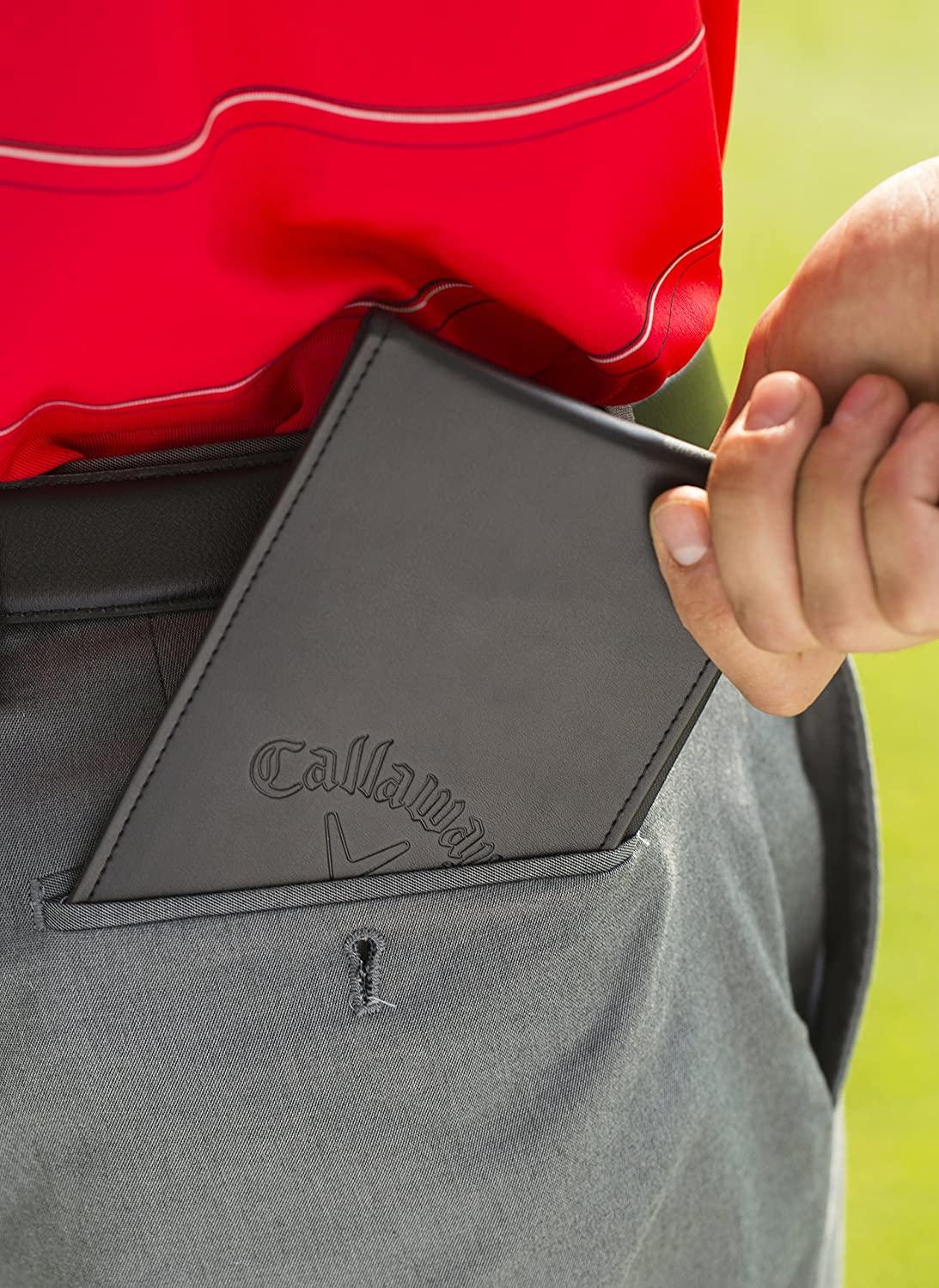 Callaway Leather Golf Scorecard Holder - Premium Quality for Golfers ...