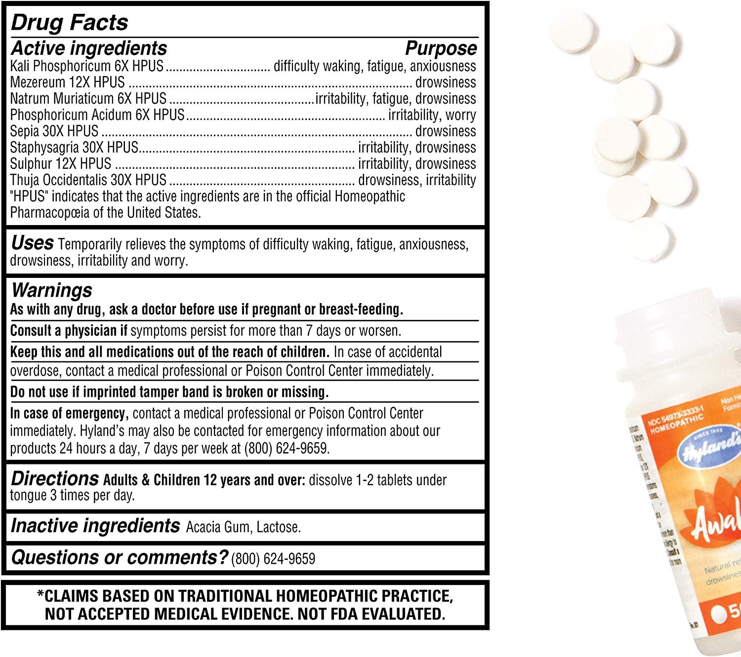 Hyland's Jet Lag Relief Tablets - Quick Dissolving Homeopathic Remedy ...