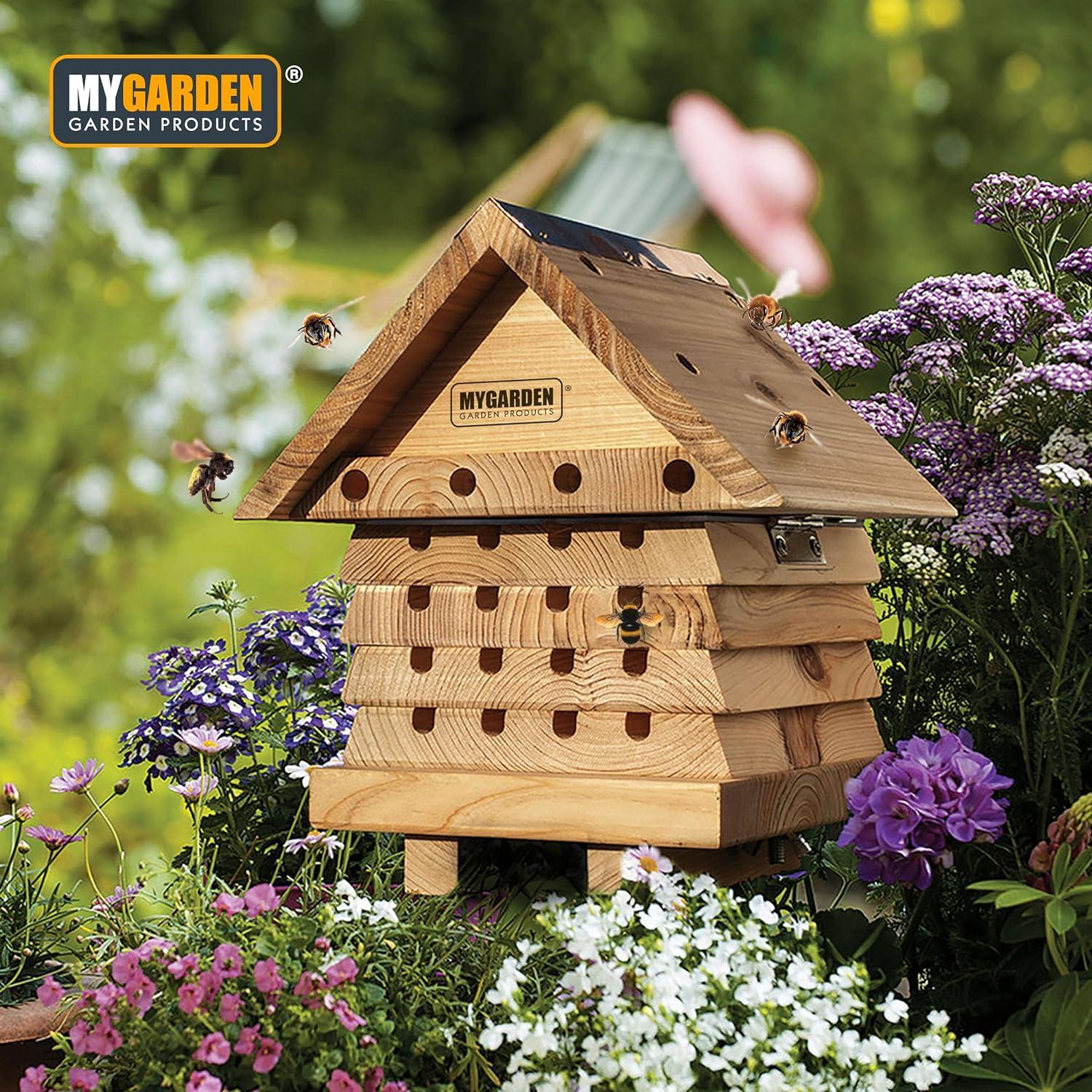 Wooden Beehive Bee Keeping Hotel - Weather Resistant Child Eco Friendly ...