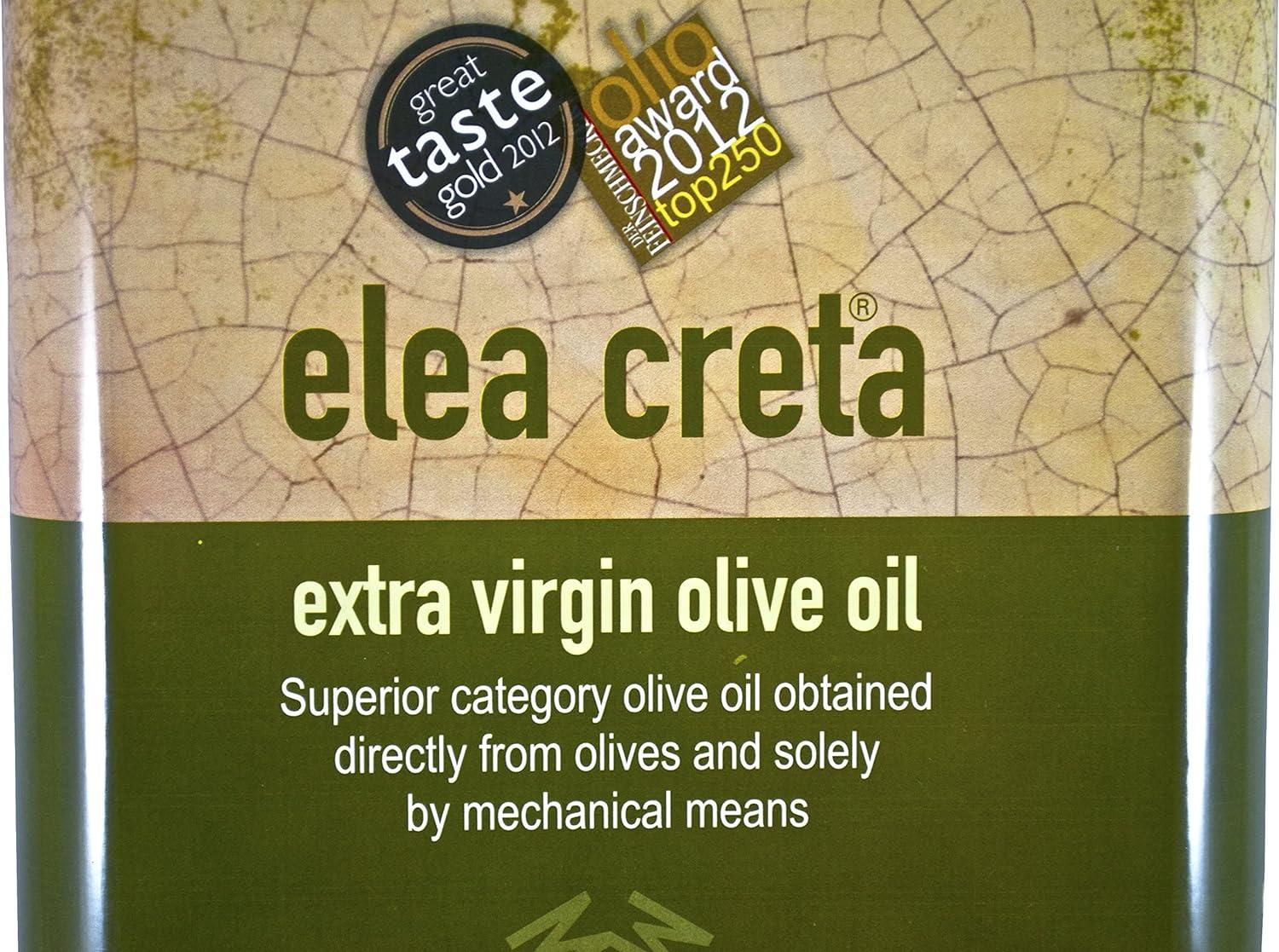 Elea Creta Extra Virgin Greek Olive Oil 3lt Tin Can - 3 l Pack | Buy ...