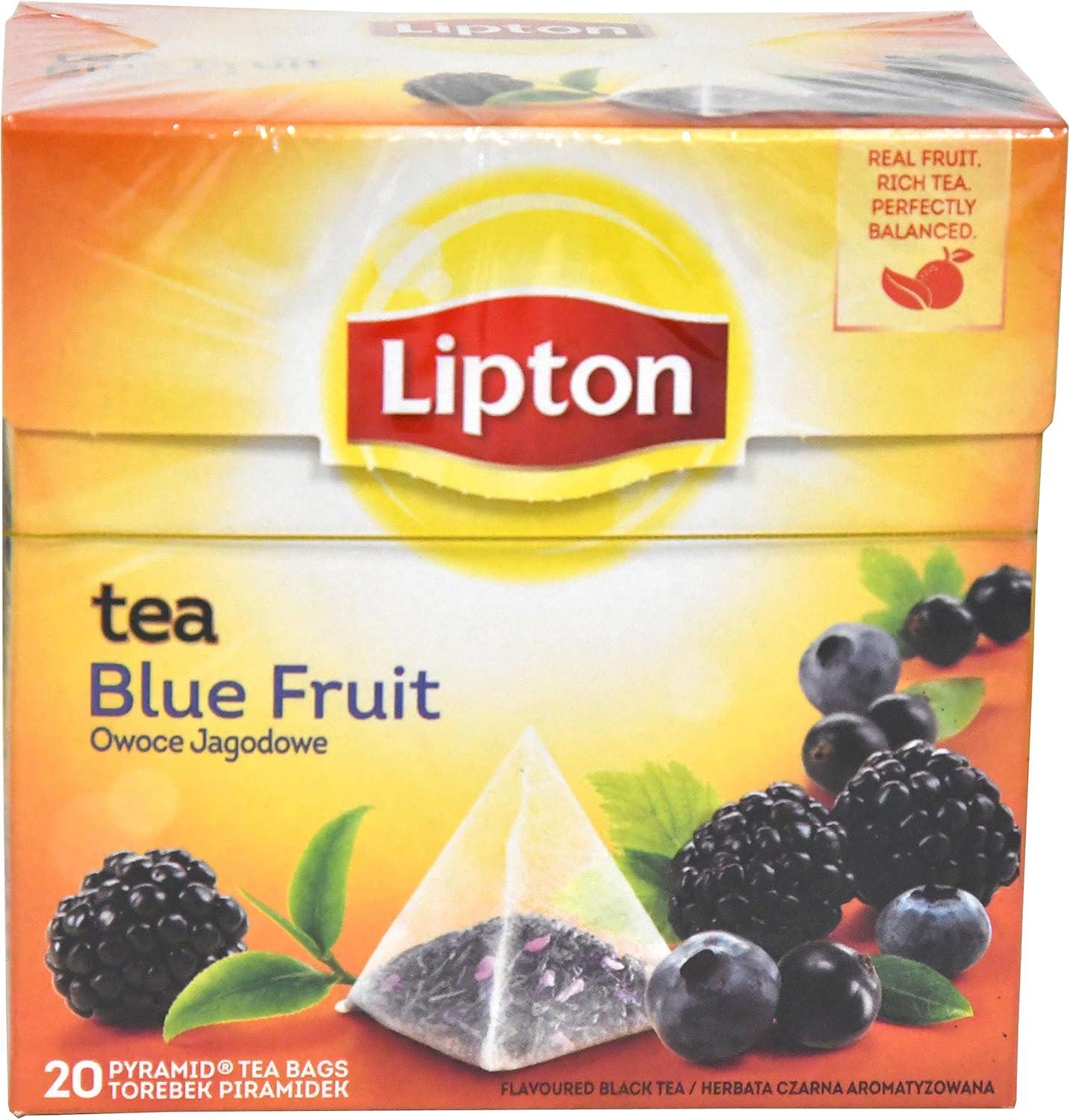 Lipton Pyramids Blue Fruits Tea 20 Bags - 12 Units | Buy Now with ...