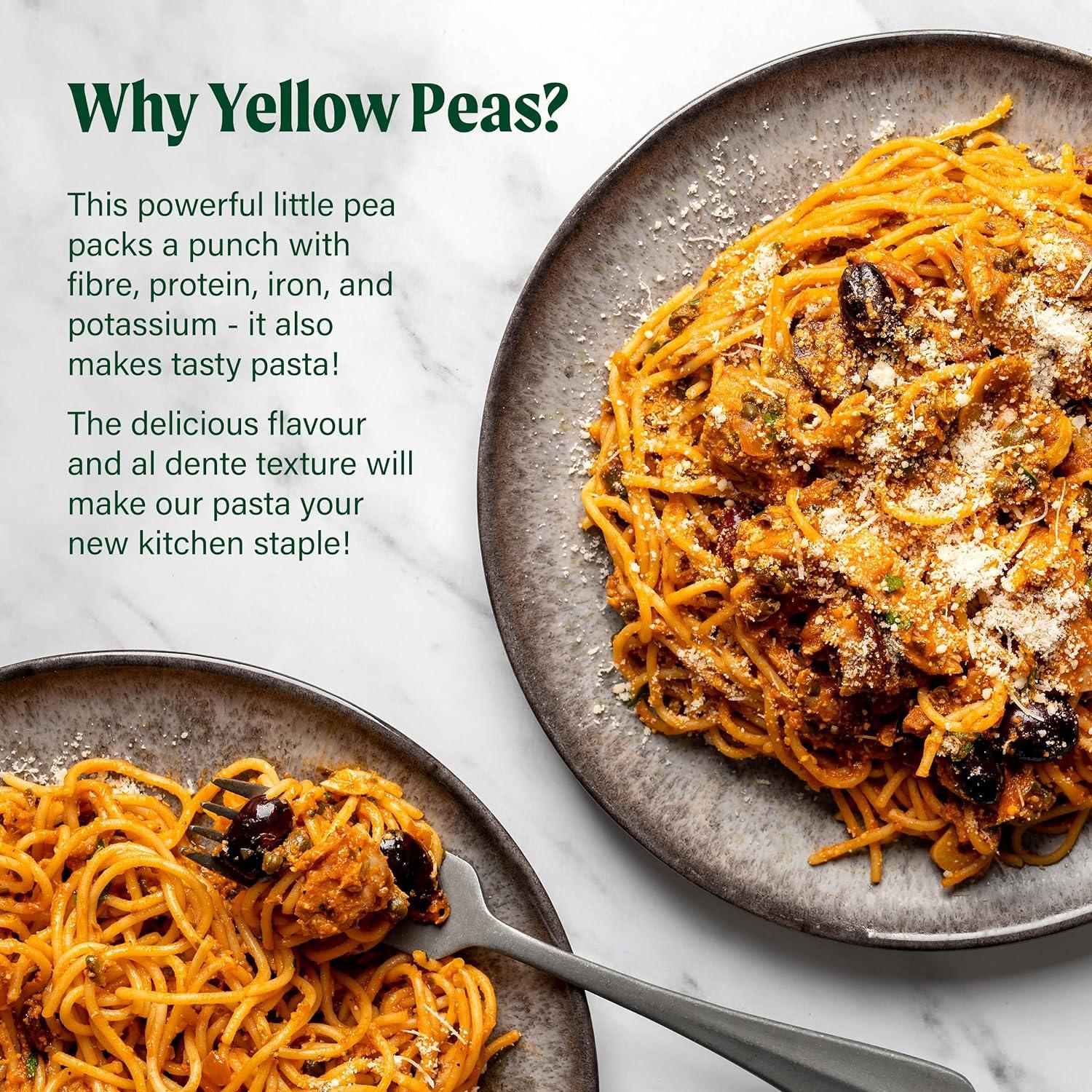 ZENB Gluten Free Spaghetti - High Protein Coeliac and Vegan Friendly Pasta 100% Yellow Pea Pasta ...