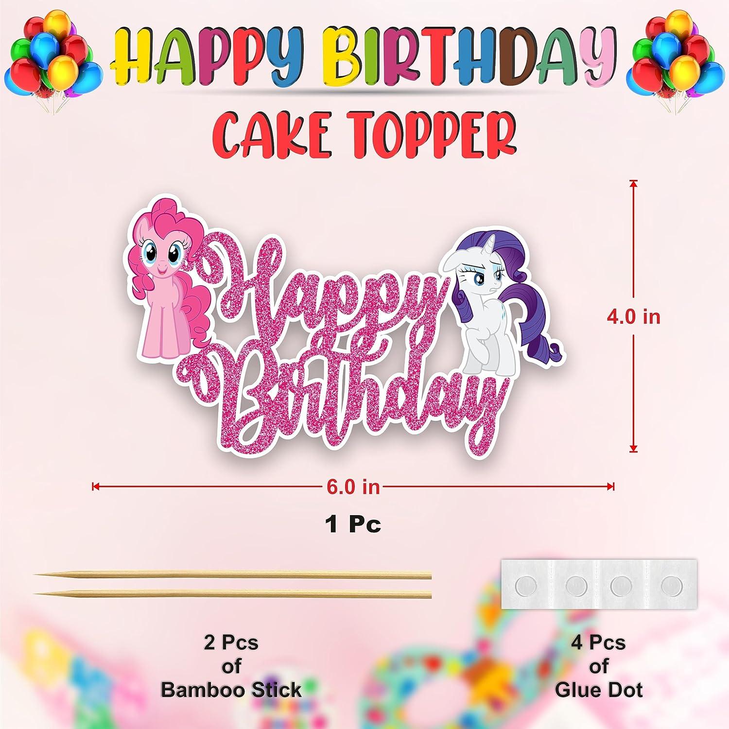 Seyal My Litle Pony Happy Birthday Cake Topper | Buy Now with Express ...