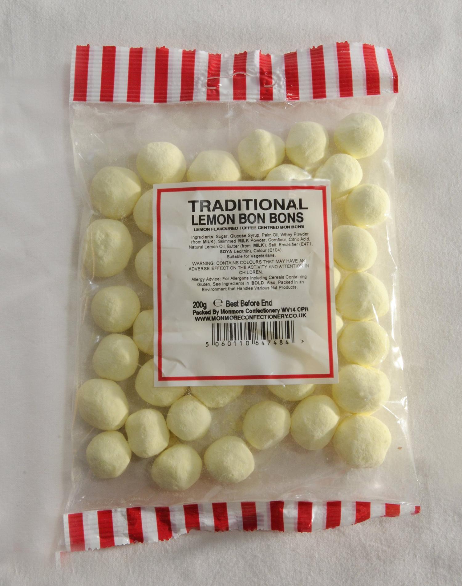 Toffee Centred Lemon Bon BONS (MONMORE) 200G | Buy Now with Express ...