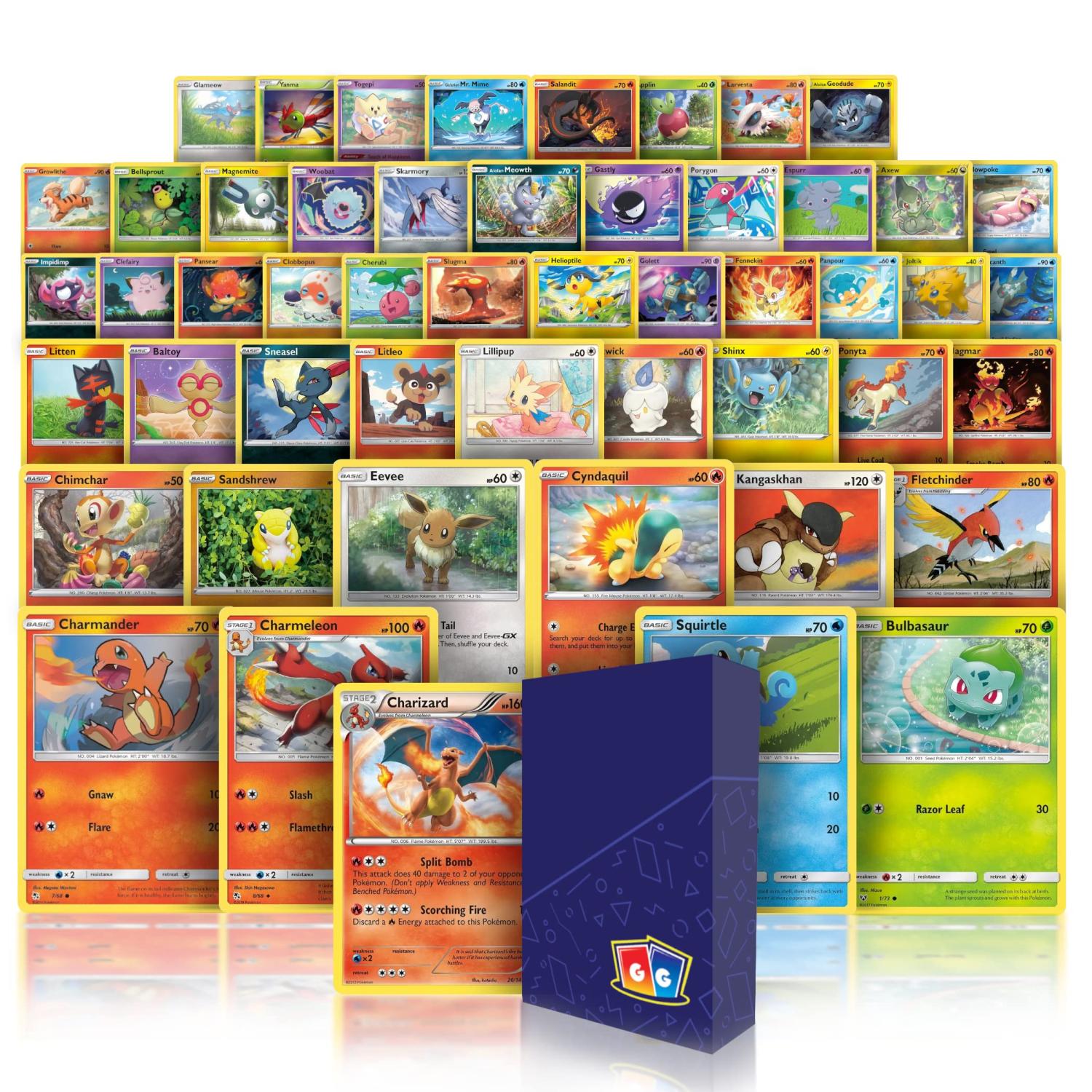Charizard PKMN Bundle - Limited Edition | 50 Cards + Rare Charizard ...