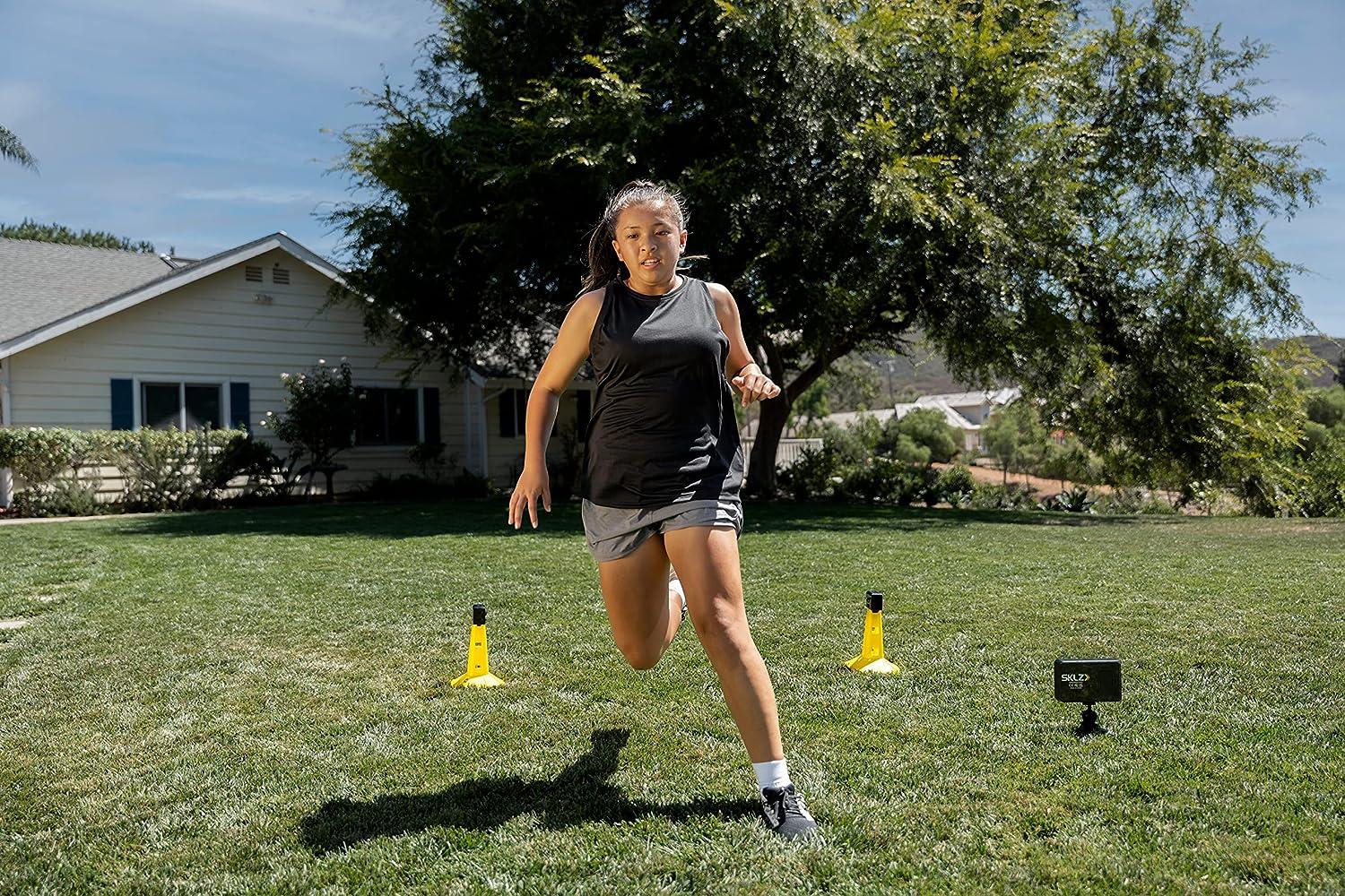 Yellow Speed Gates for Sports Training | Athletic Speed Training ...