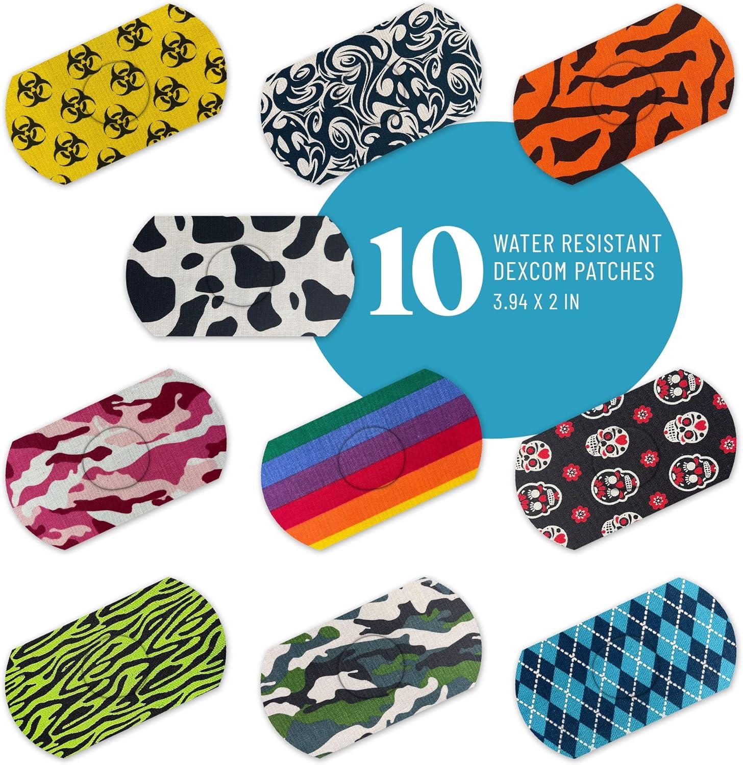 Dexcom G7 Adhesive Patch Design - Water Resistant & Easy to Apply x 10 ...