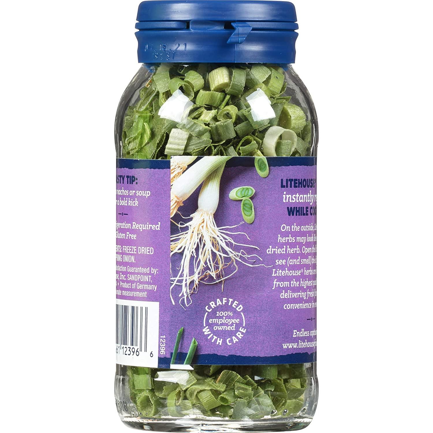 Litehouse Freeze Dried Spring Onion - 0.22 oz - Pack of 1 | Essential ...