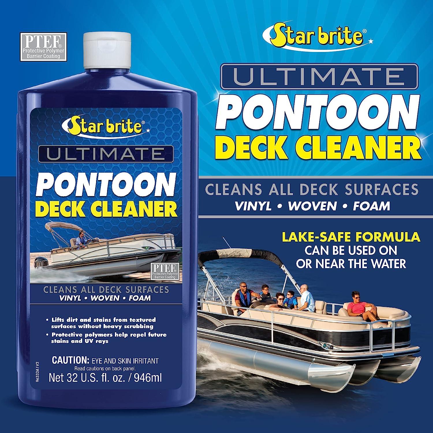 STAR BRITE Ultimate Pontoon Deck Cleaner - 32 OZ | Effortlessly clean ...