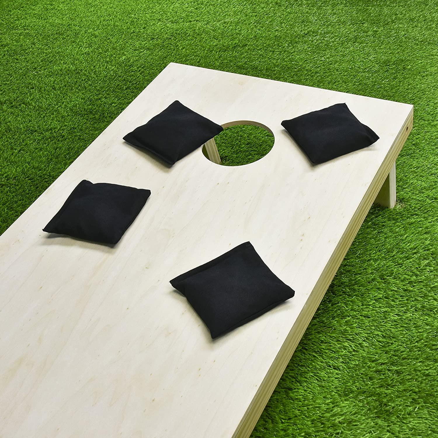 GoSports Official Regulation Cornhole Bean Bags Set in Black - Premium ... GoSports Official Regulation Cornhole Bean Bags Set in Black - Premium ...