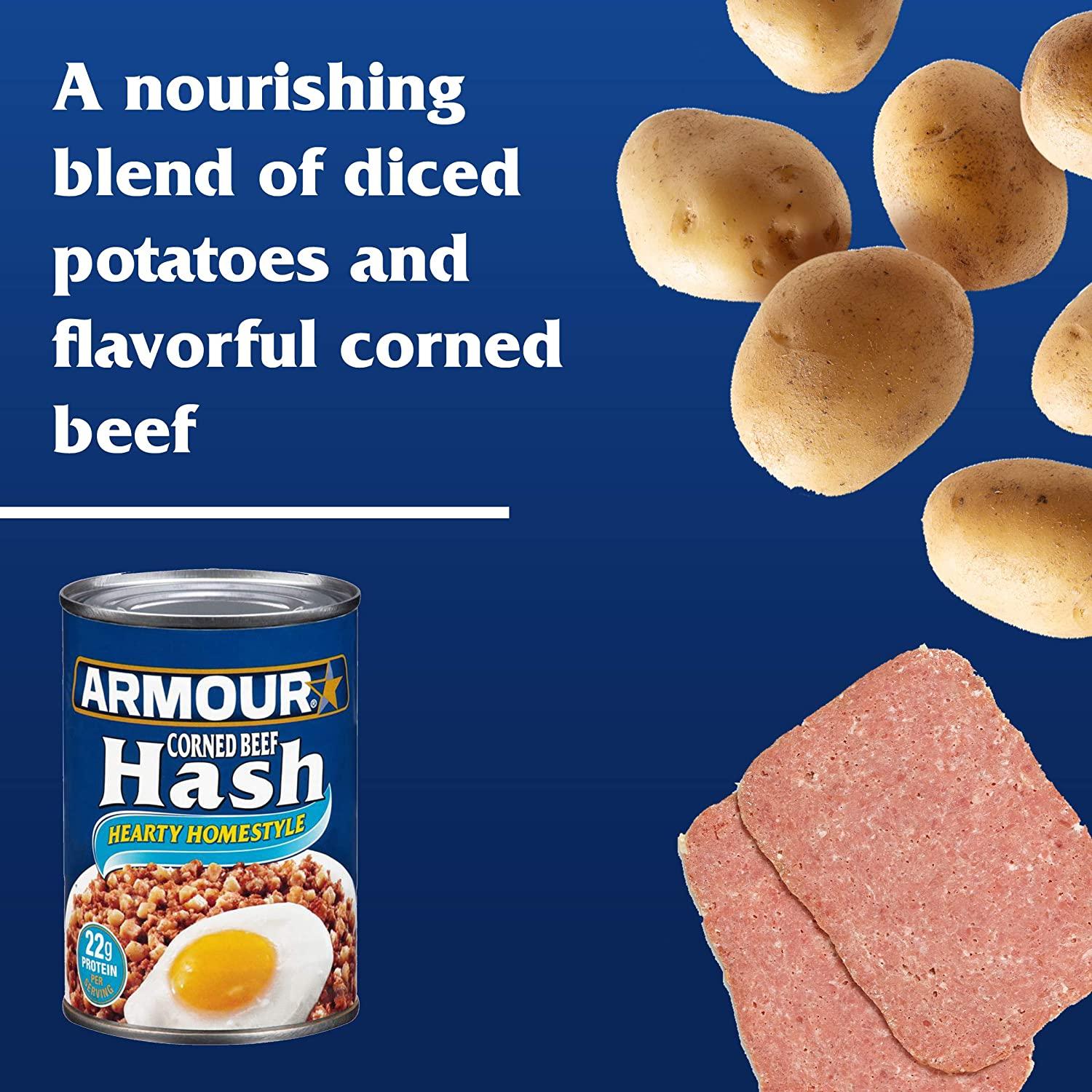 Armour Star Corned Beef Hash 14 oz. (Pack of 12) - Buy in Bulk & Save ...
