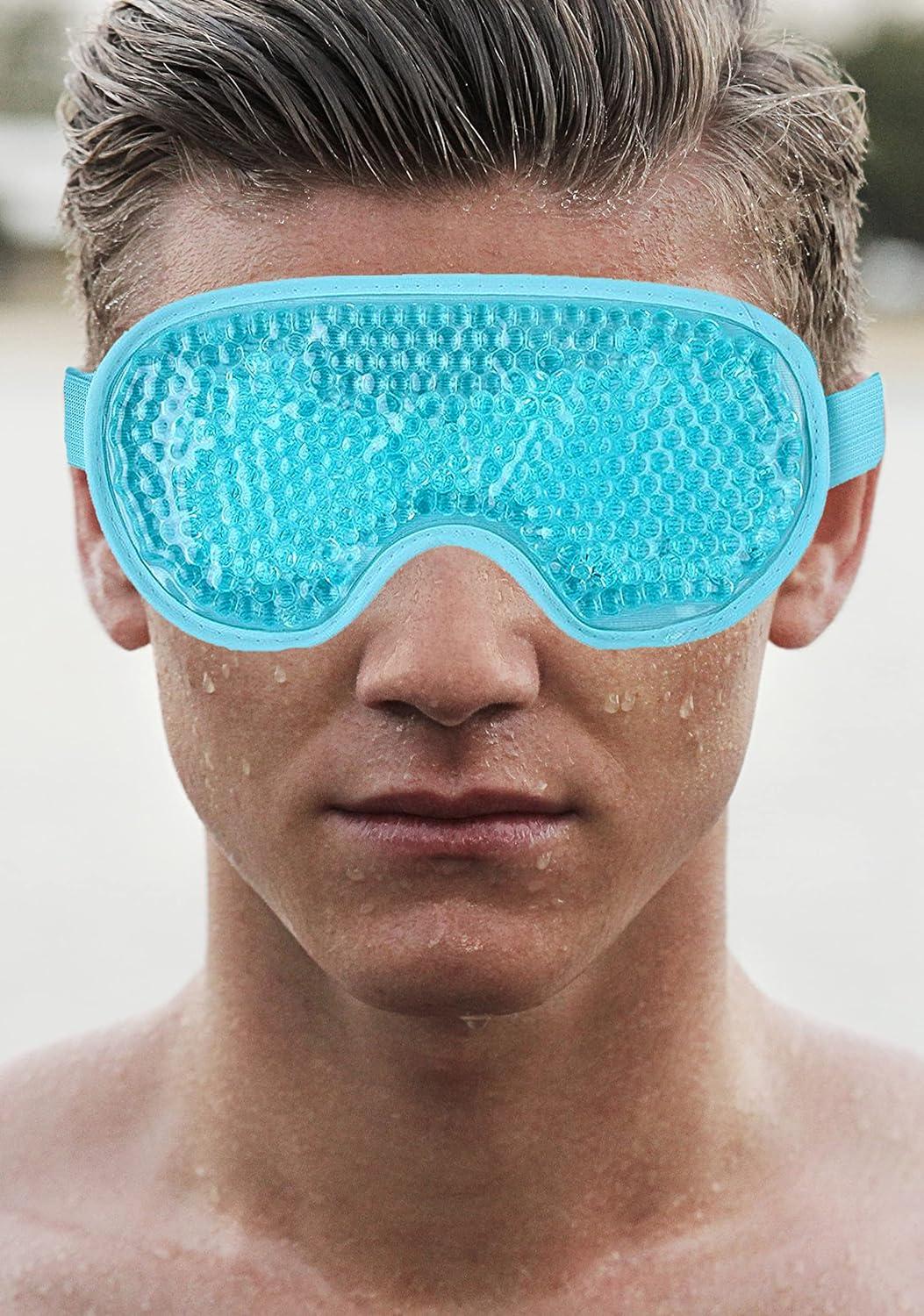 Blue Gel Eye Mask Cooling and Warming Treatment for Tired Puffy Eyes ...