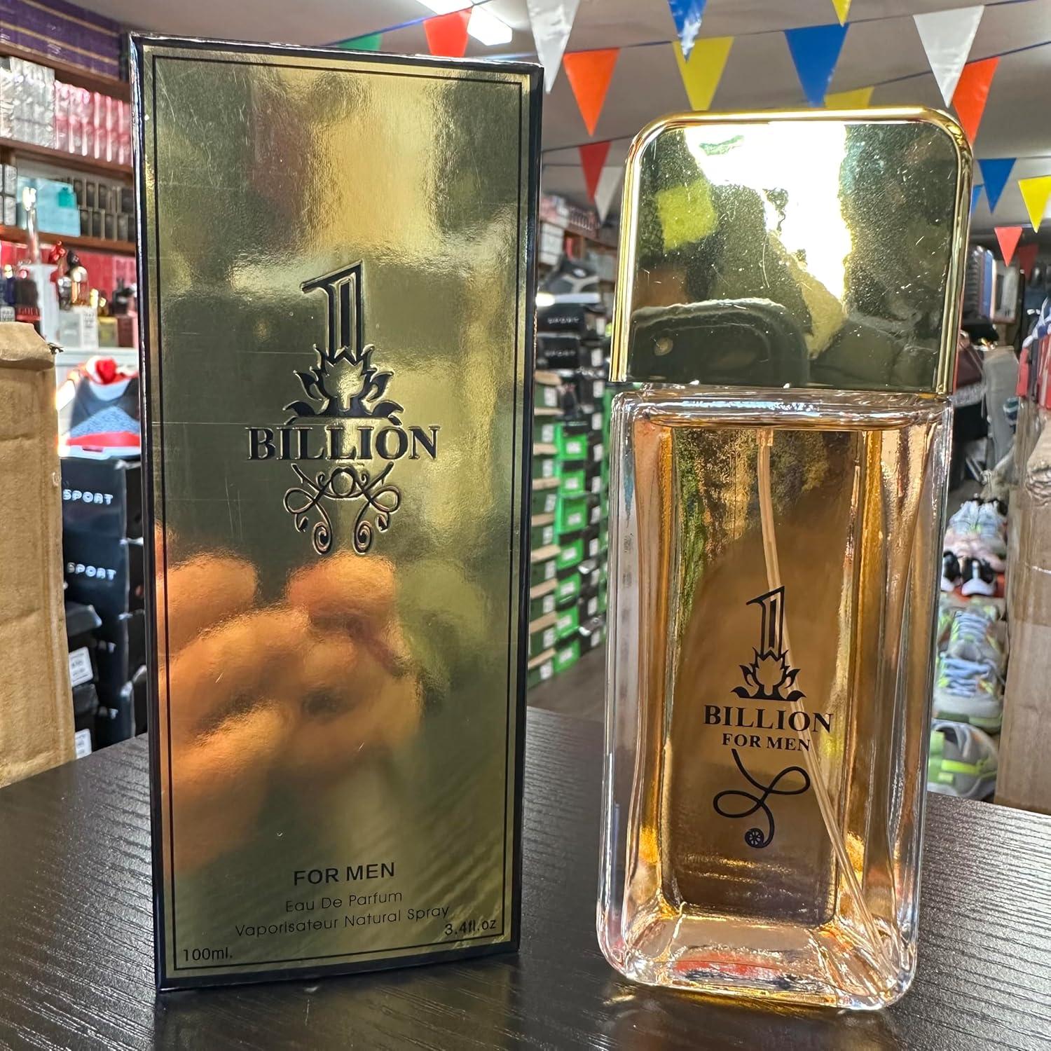 Billion For Men Eau De Parfum Natural Spray 3.4 fl oz Gold | Buy Now ...